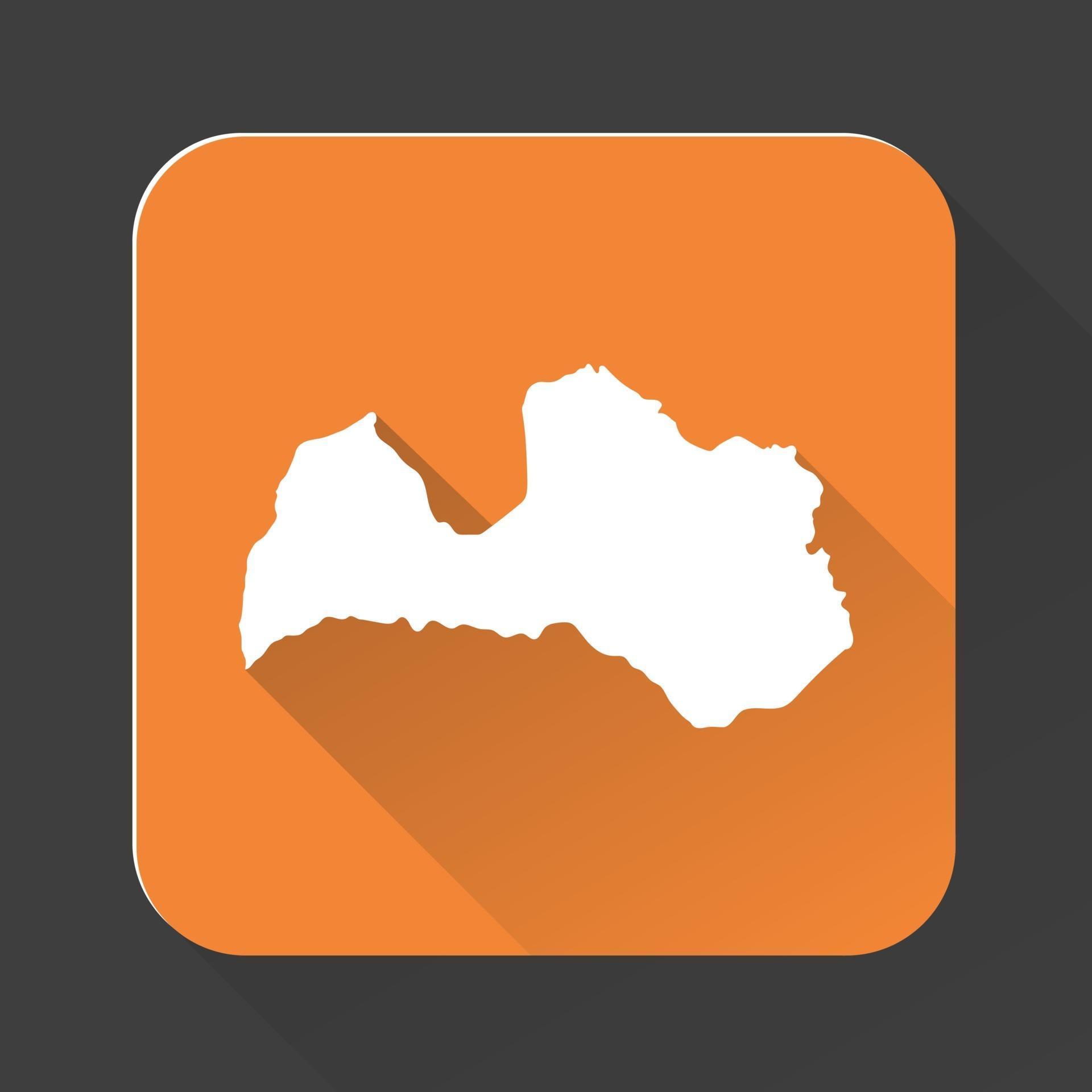 Highly detailed Latvia map with borders isolated on background 3278591 Vector Art at Vecteezy