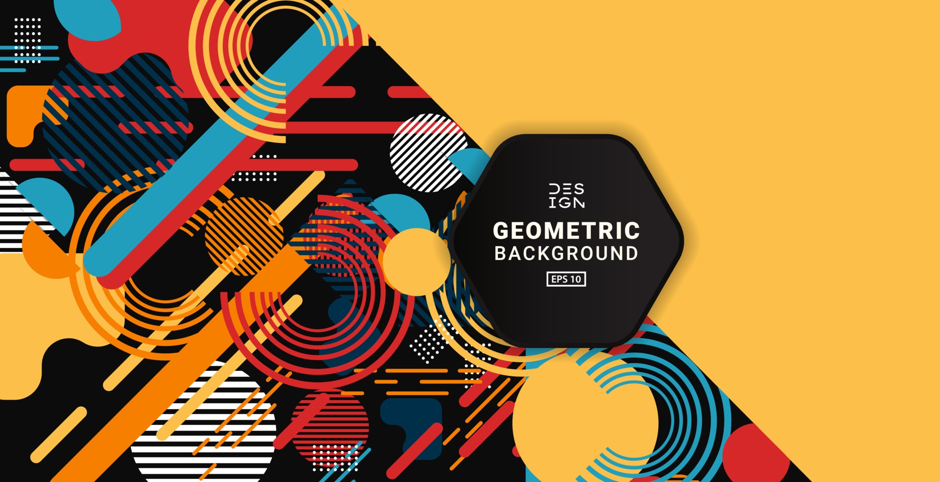 Abstract colorful geometric pattern design and background. 3278820 ...