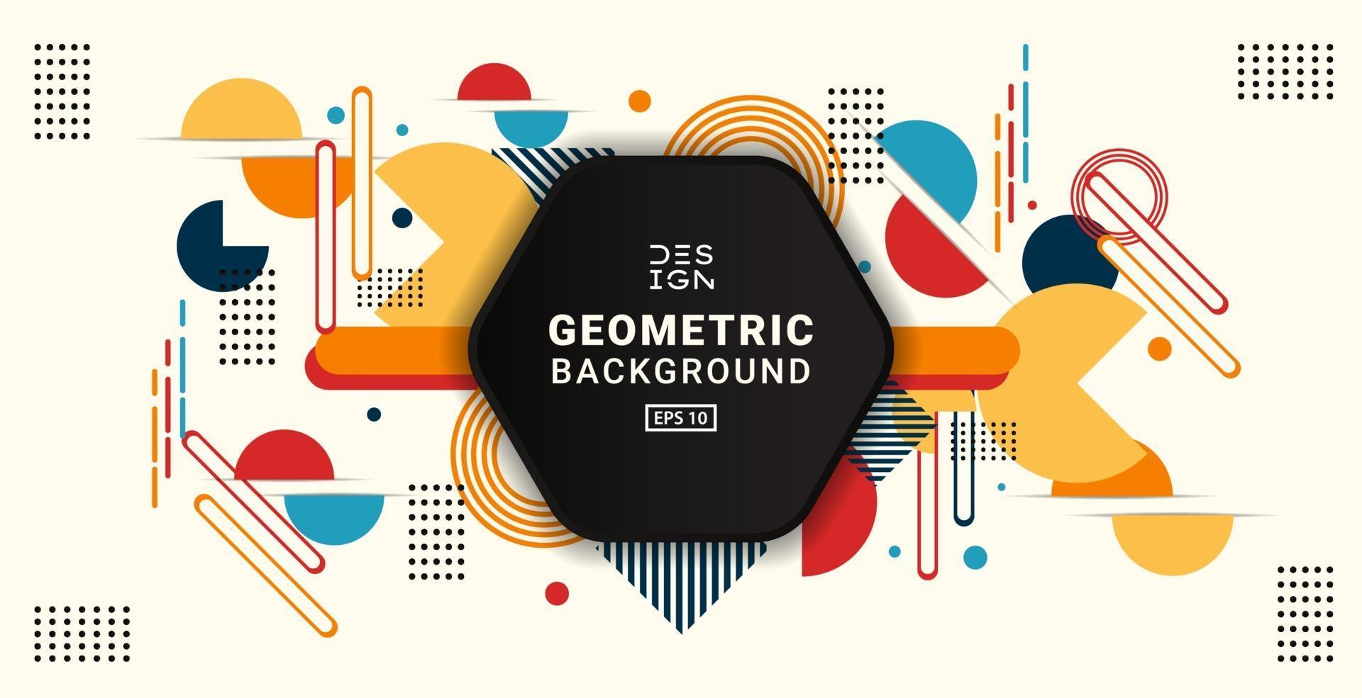 Abstract colorful geometric pattern design and background. 3278835 ...