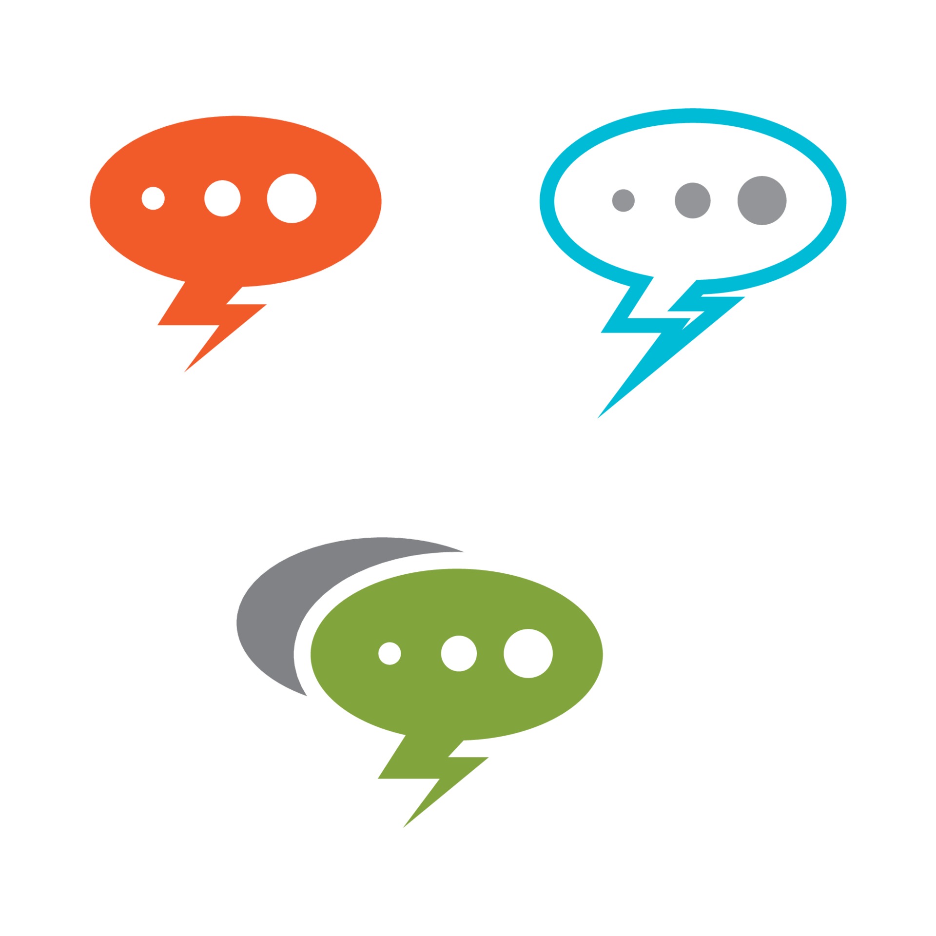 Speech bubble icon vector illustration 3281186 Vector Art at Vecteezy