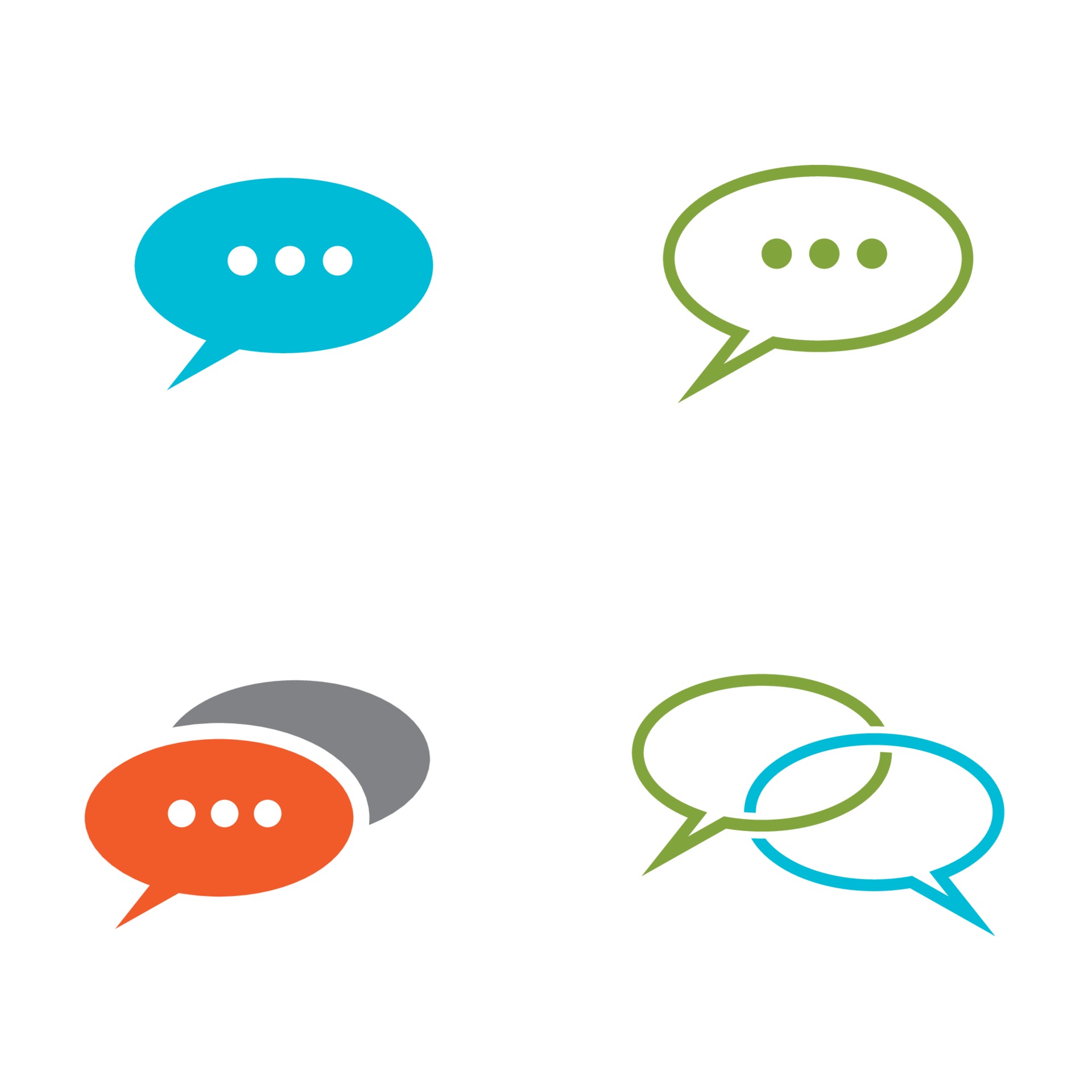 Speech bubble icon vector illustration 3281189 Vector Art at Vecteezy