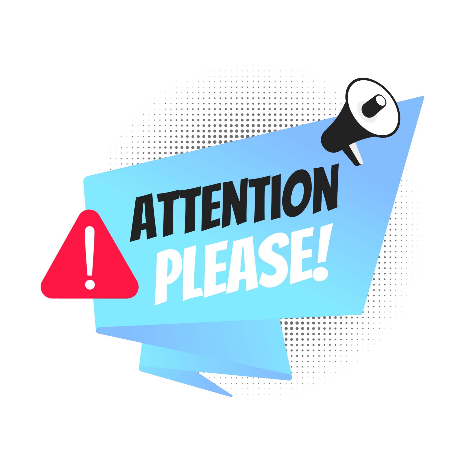 Big banner ribbon speech bubble with text attention please 3286213 ... Big banner ribbon speech bubble with text attention please 3286213 ...