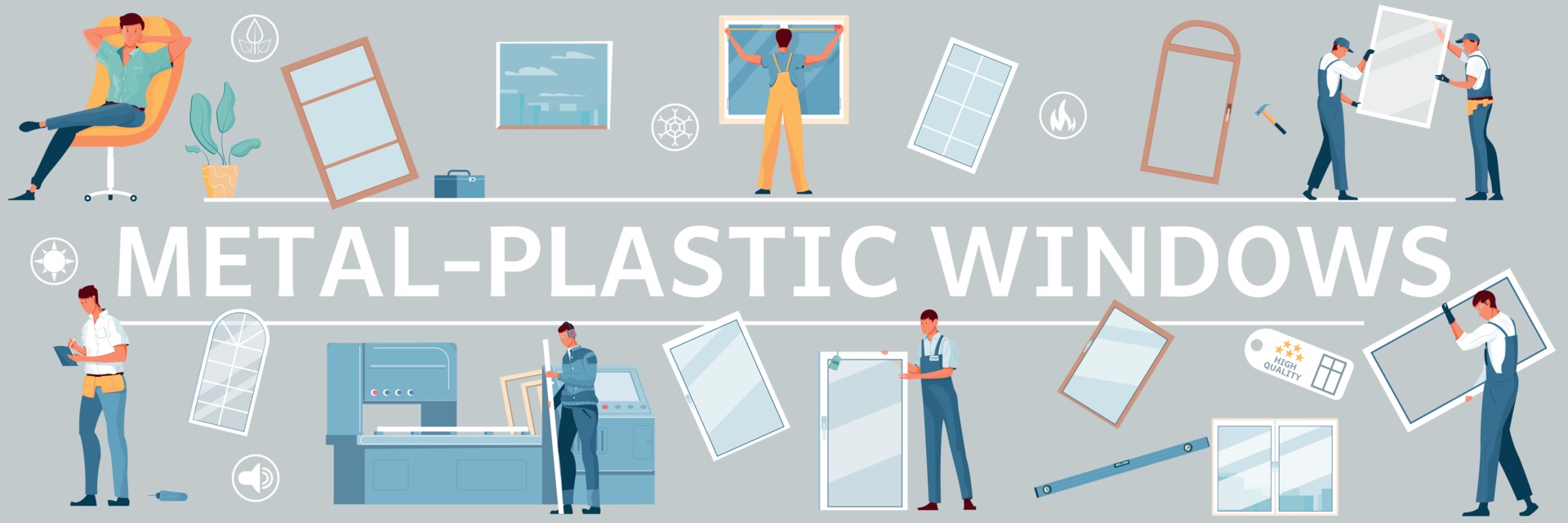 Plastic Windows Flat Pattern 3288382 Vector Art at Vecteezy