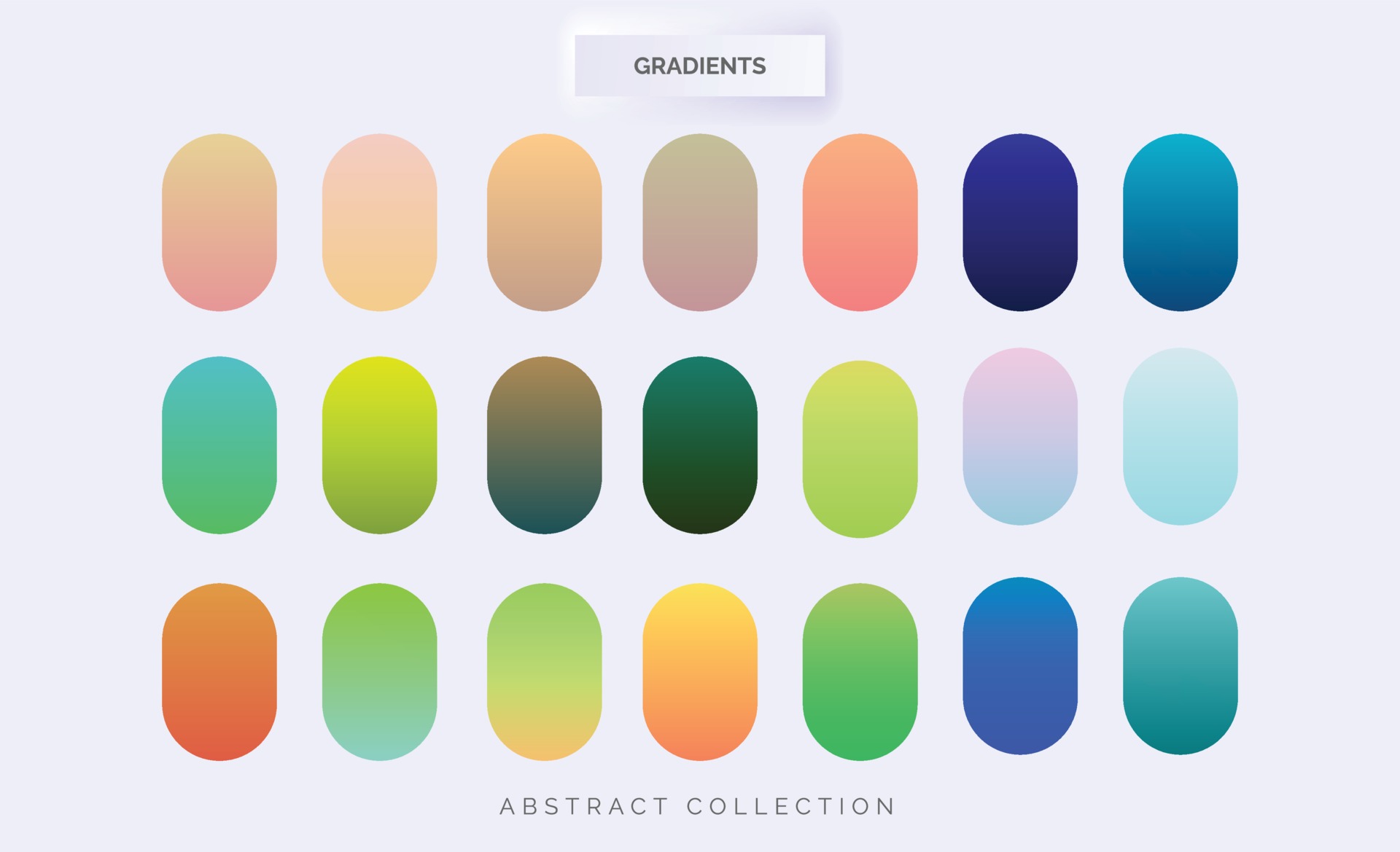 Gradients vector design. Soft color gradients. 3292165 Vector Art at ...