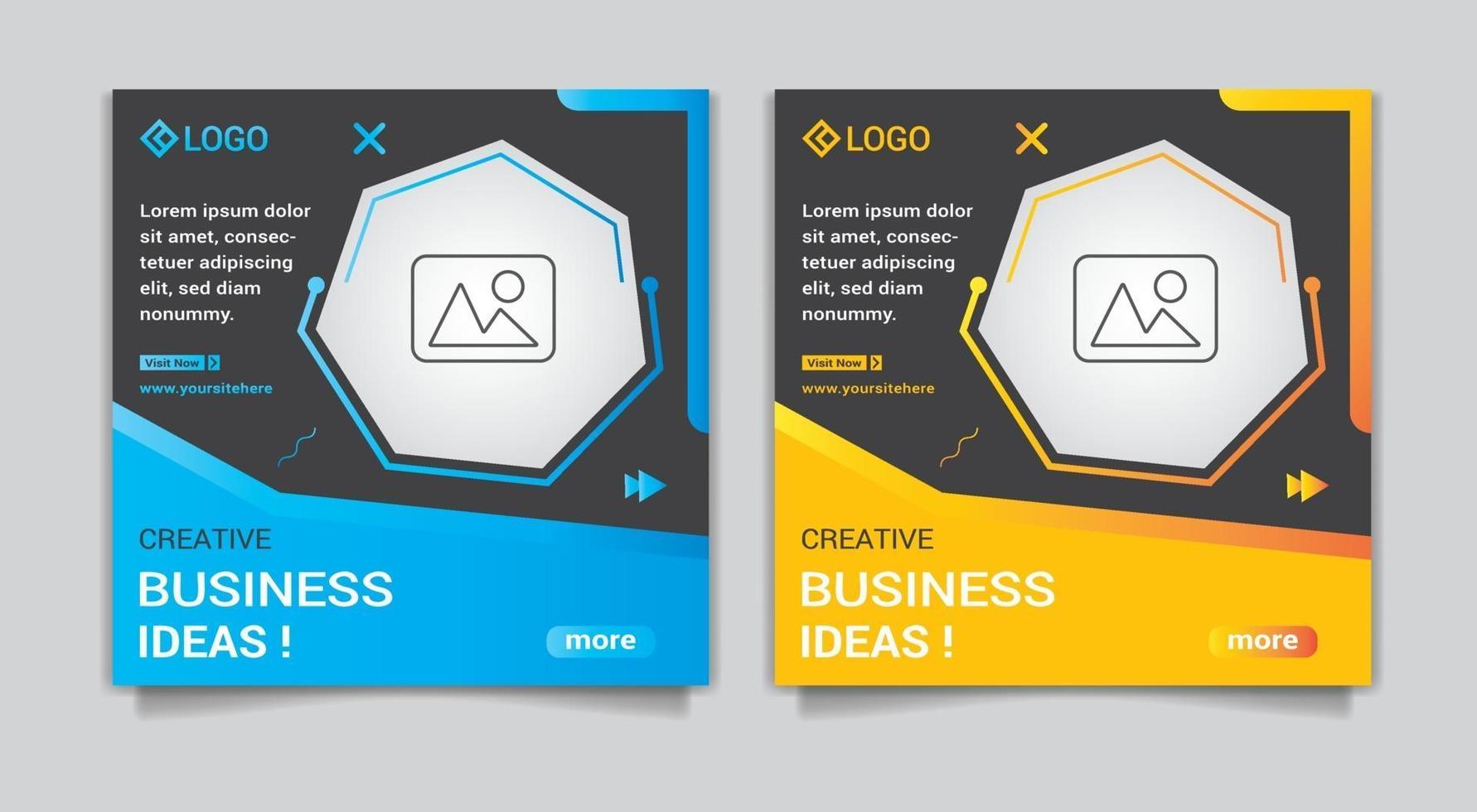 social media poster template Design 3293617 Vector Art at Vecteezy