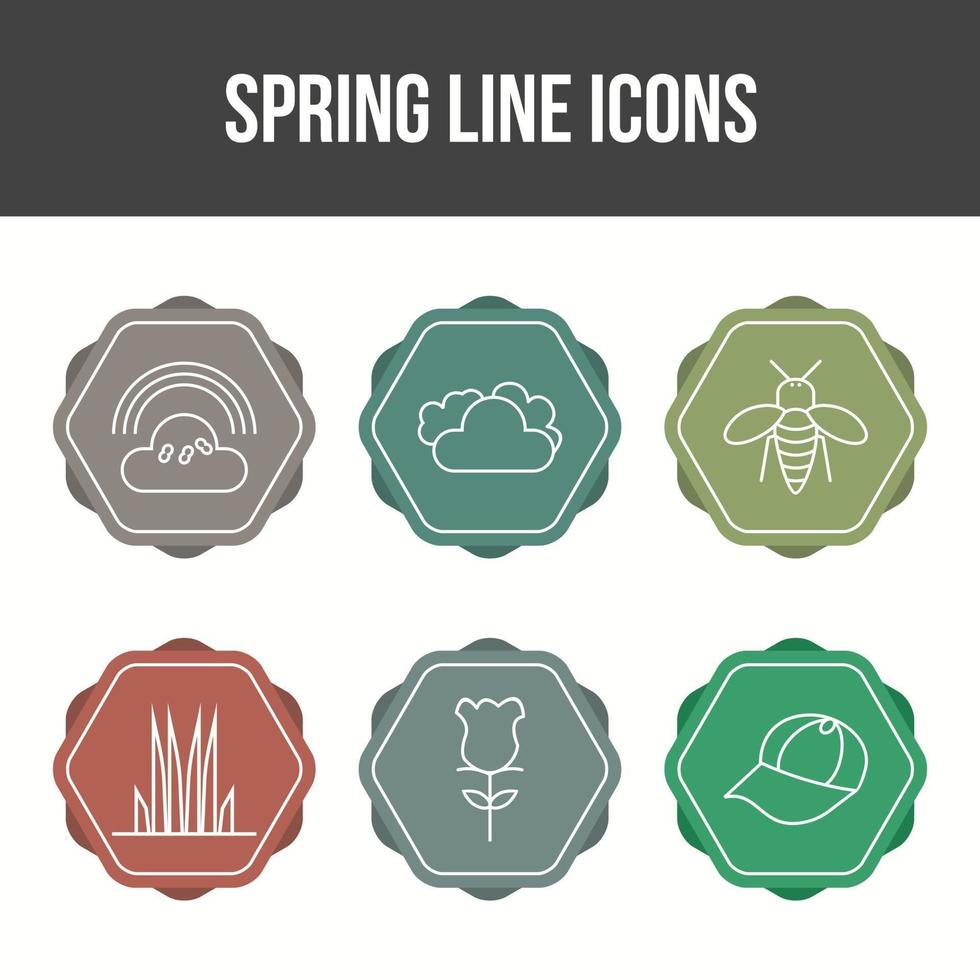 Unique Spring Vector Icon Set 3310384 Vector Art at Vecteezy