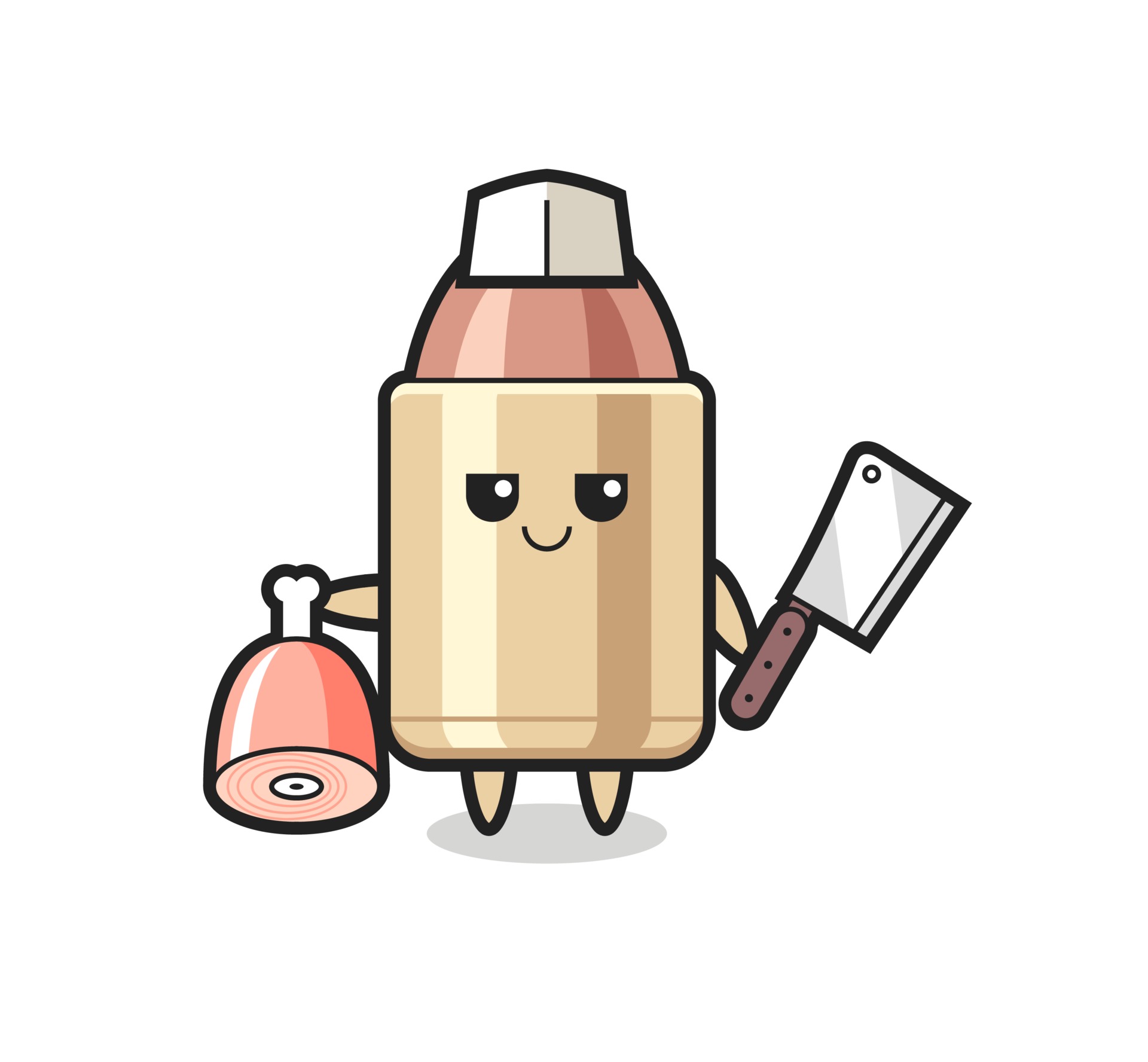 Illustration Of Bullet Character As A Butcher 3314848 Vector Art At illustration-of-bullet-character-as-a-butcher-3314848-vector-art-at