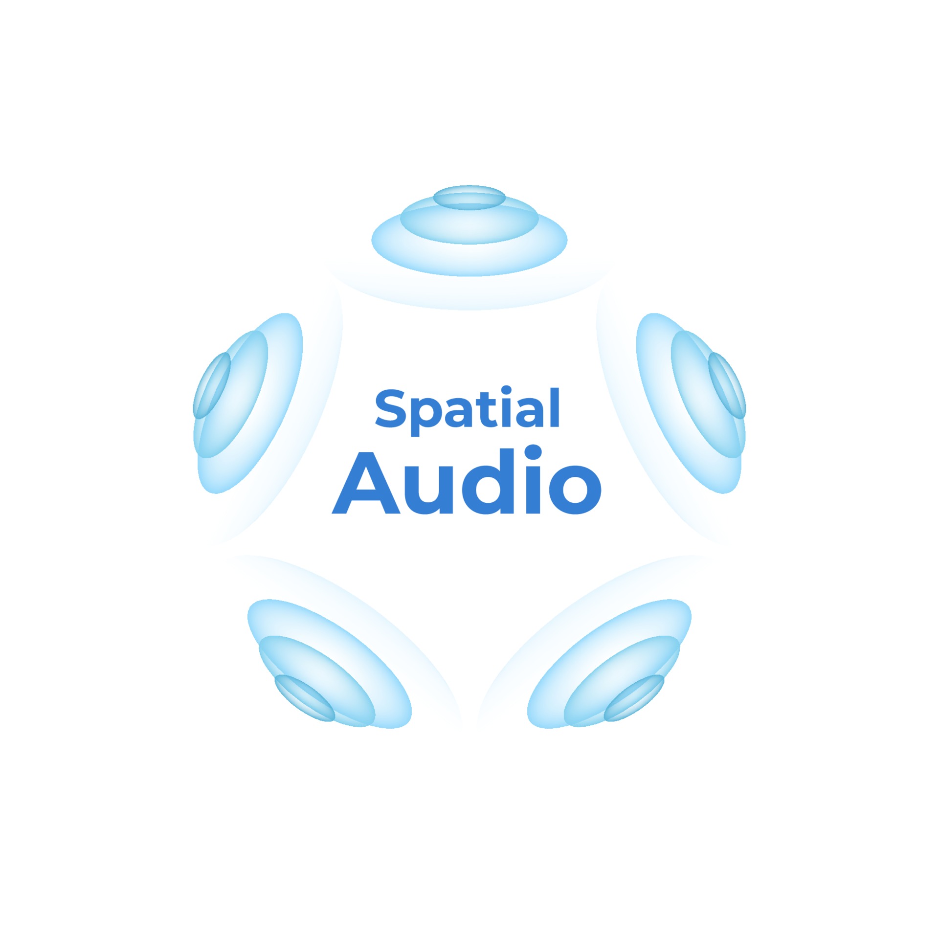 Spatial audio symbol. Spatial audio with dynamic head tracking. 3321392 ... Spatial audio symbol. Spatial audio with dynamic head tracking. 3321392 ...