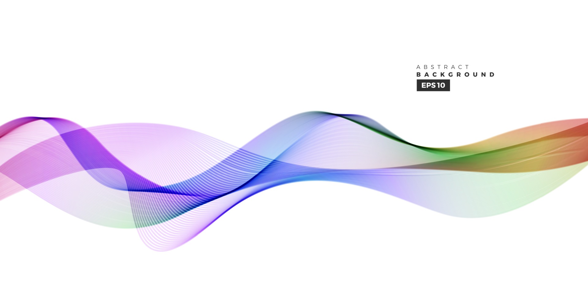 Abstract colorful line wave vector background. 3321943 Vector Art at ...