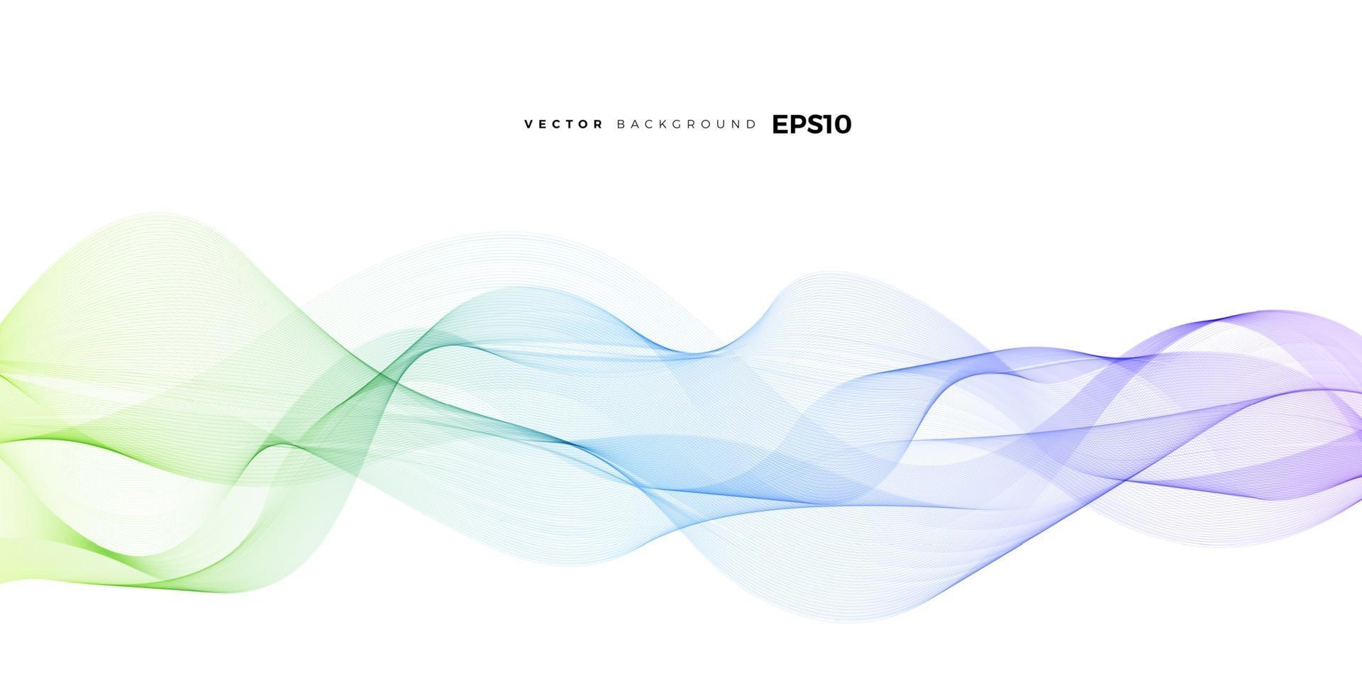 colorful vector line wave background. 3321947 Vector Art at Vecteezy