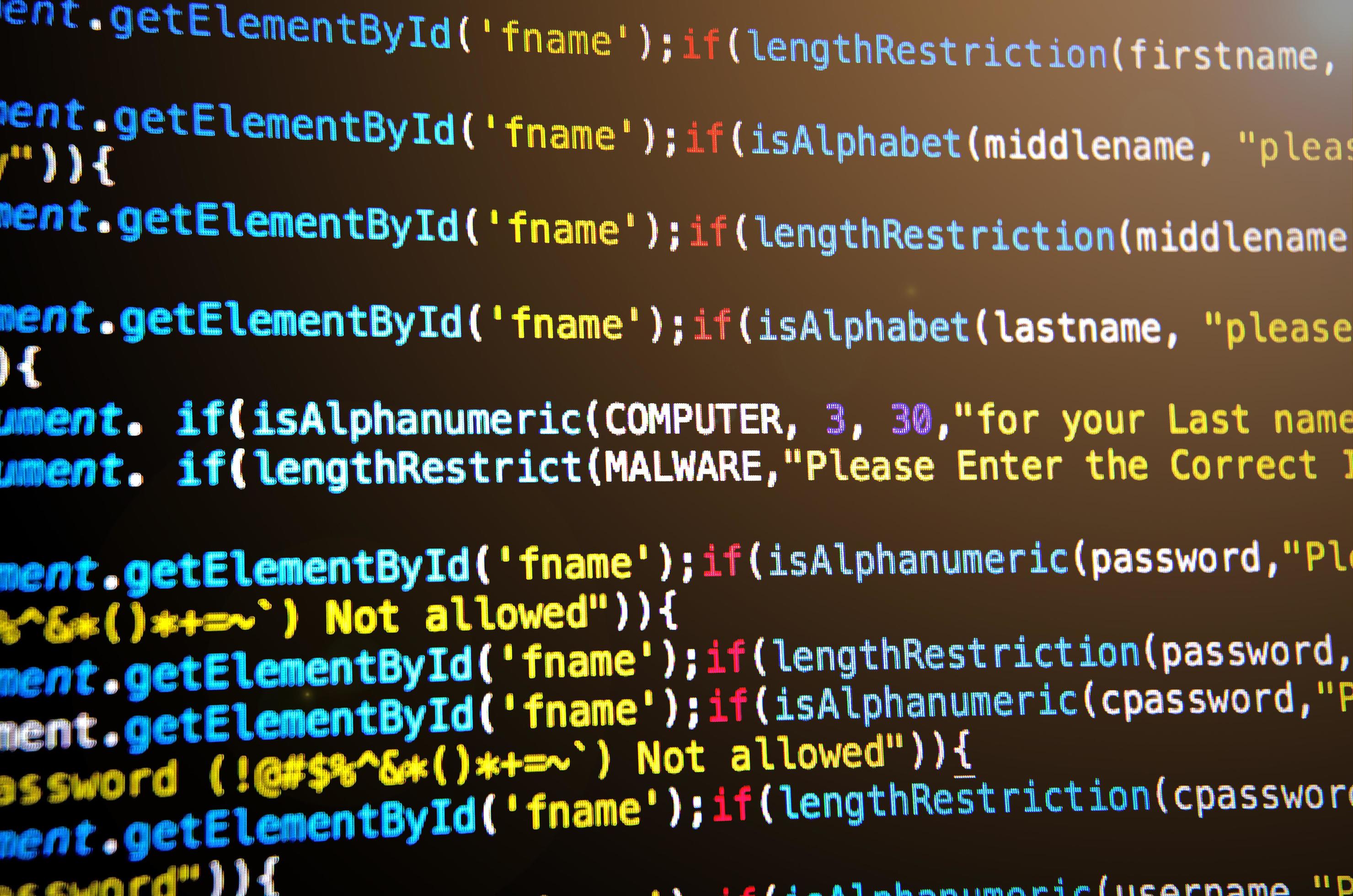 Screen of source code and abstract technology background 3323963 Stock ...