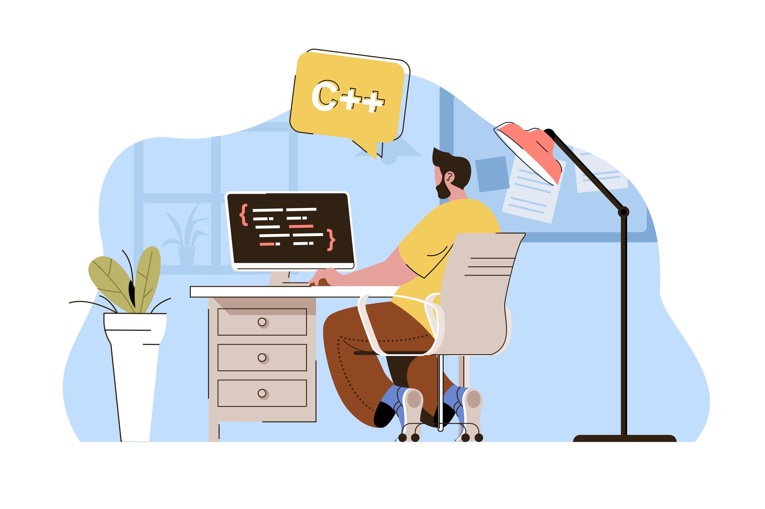 Software engineering concept for website and mobile site 3326613 Vector ...