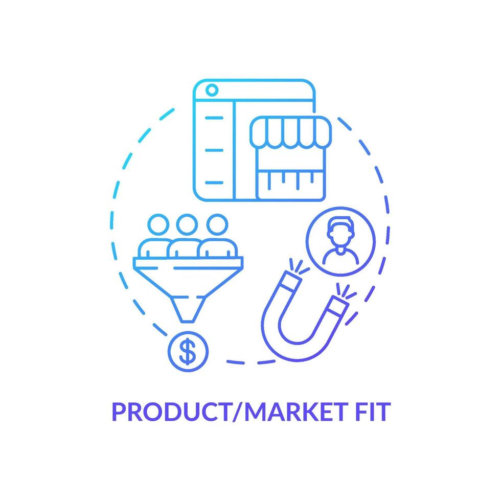Product, market fit blue gradient concept icon 3329627 Vector Art at ... Product, market fit blue gradient concept icon 3329627 Vector Art at ...