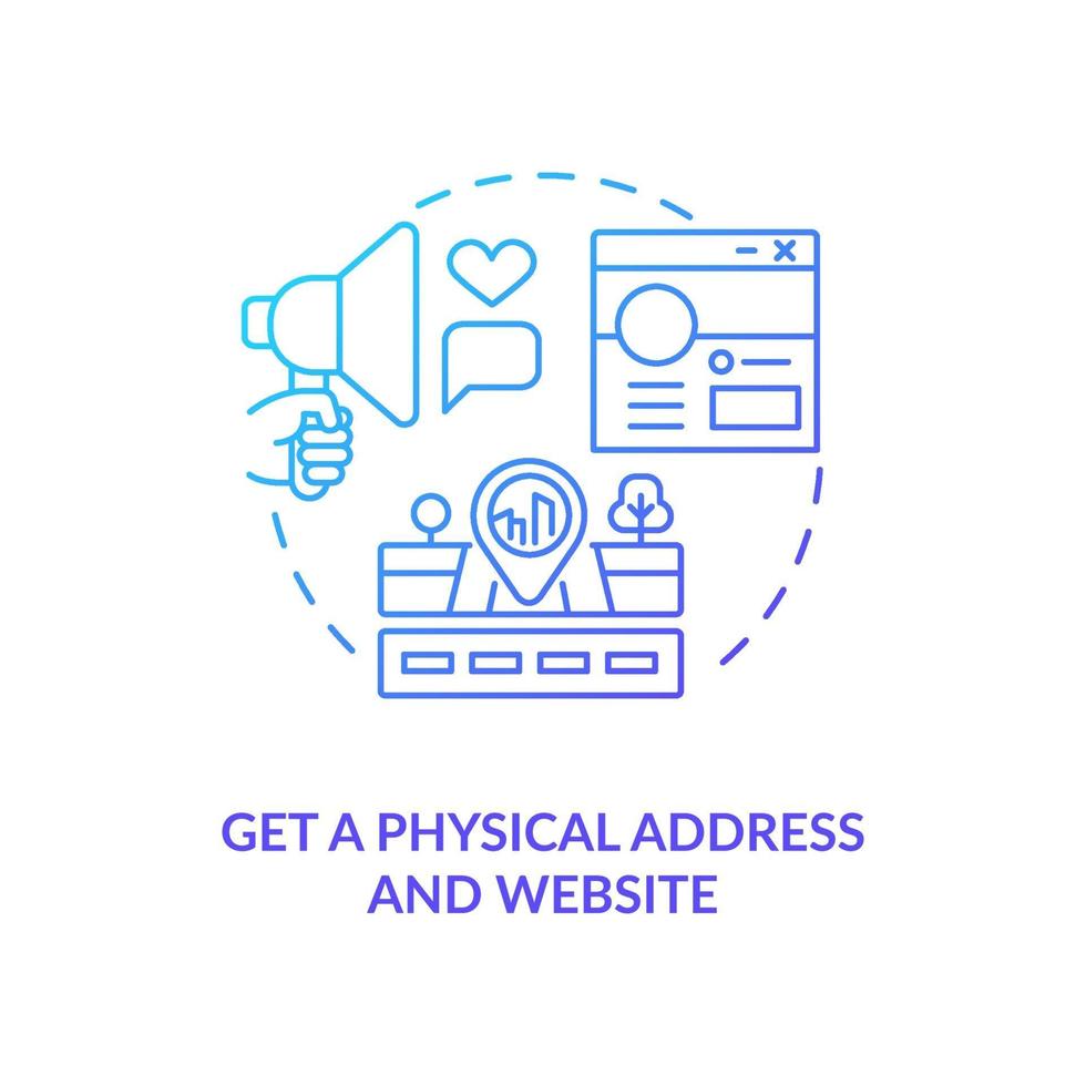 Physical Address And Website Blue Gradient Concept Icon 3329644 Vector physical-address-and-website-blue-gradient-concept-icon-3329644-vector