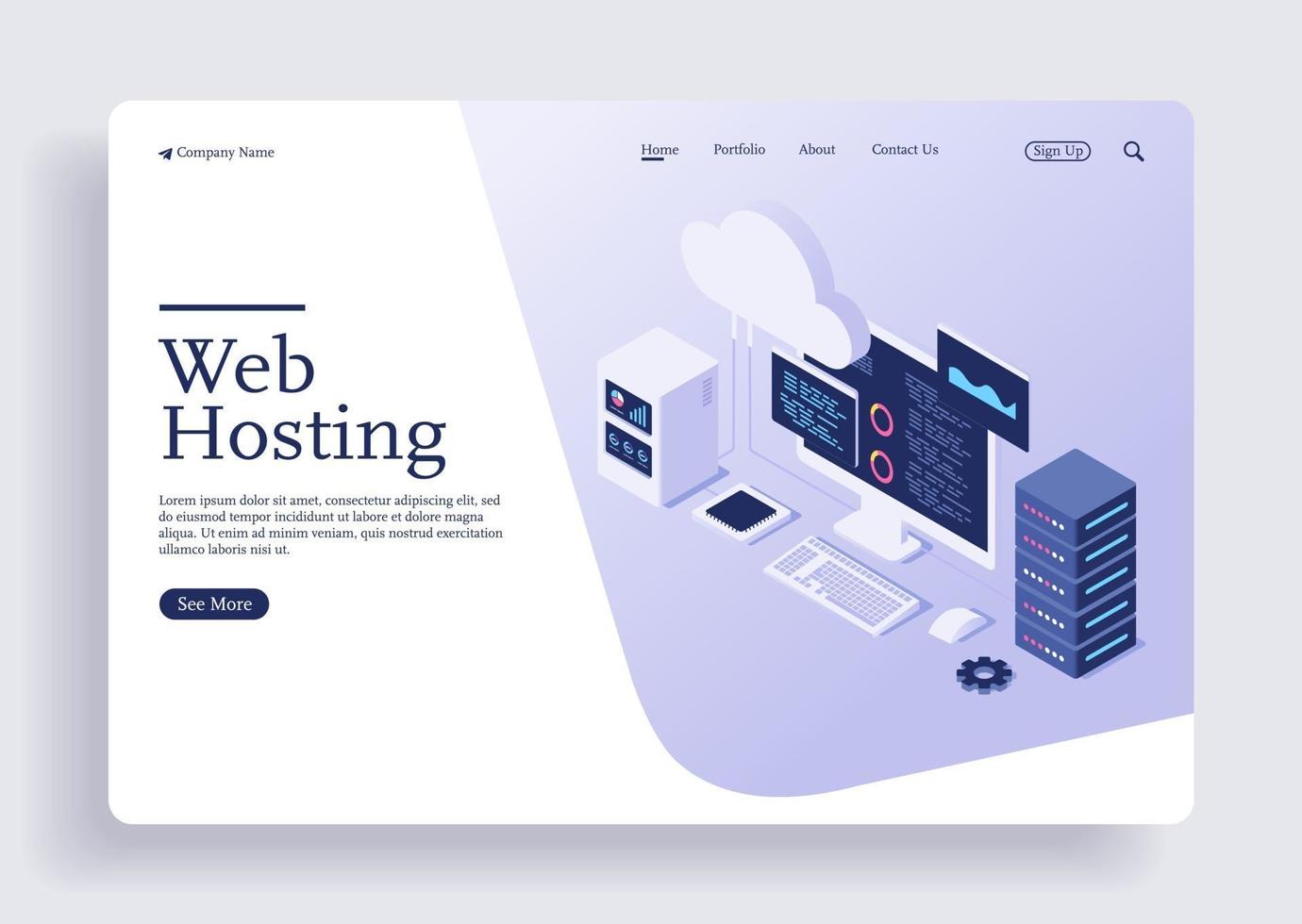 Web hosting concept cloud computing online database technology 3331598 ... Web hosting concept cloud computing online database technology 3331598 ...