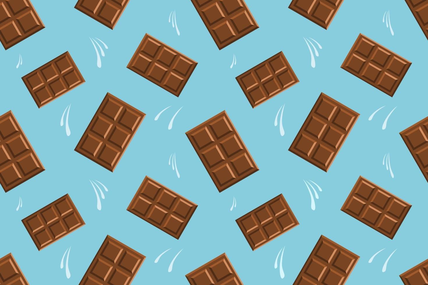 Chocolate Milk Flat Seamless Pattern Design 3333618 Vector Art At Vecteezy
