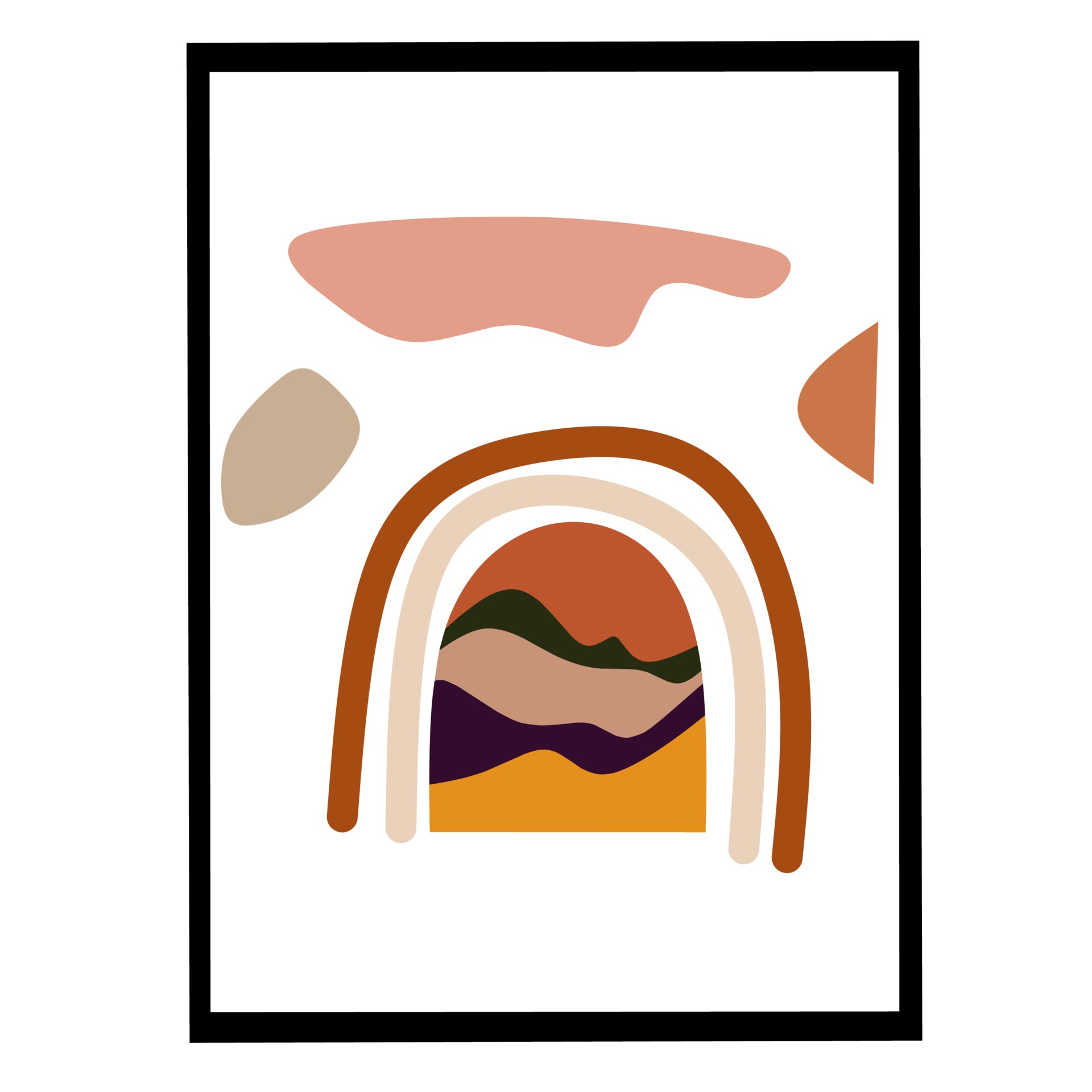 trendy minimalist abstract illustration contemporary artistic 3339042 ...