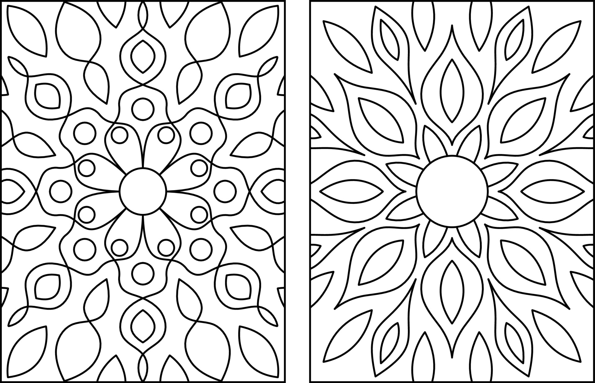 Rectangular Mandala Coloring Page For Kids 3342430 Vector Art at Vecteezy Rectangular Mandala Coloring Page For Kids 3342430 Vector Art at Vecteezy