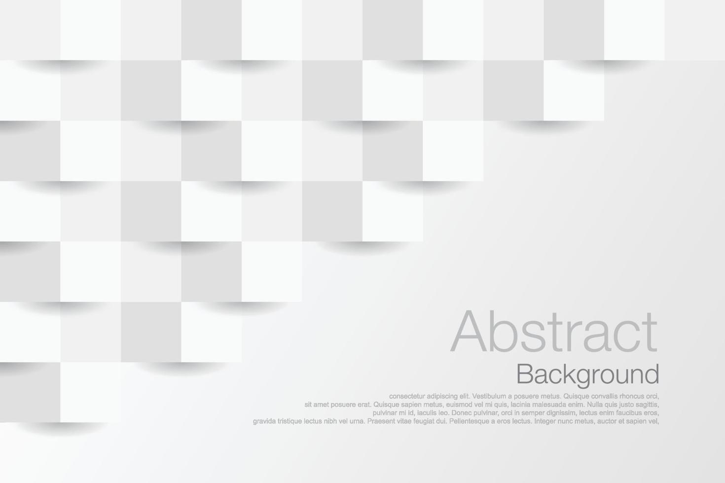 White Abstract Texture. Vector Background 3d Paper Art Style. 3344524