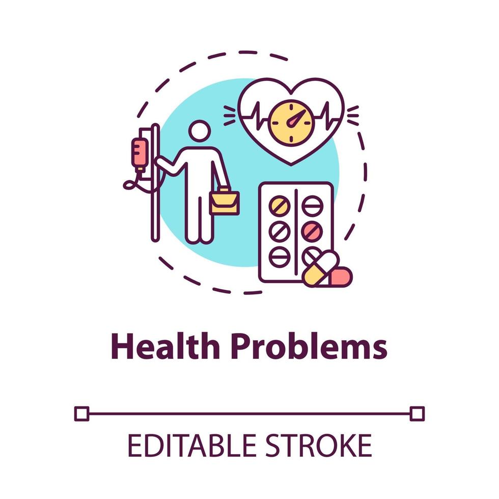 Health problems concept icon 3345778 Vector Art at Vecteezy Health problems concept icon 3345778 Vector Art at Vecteezy