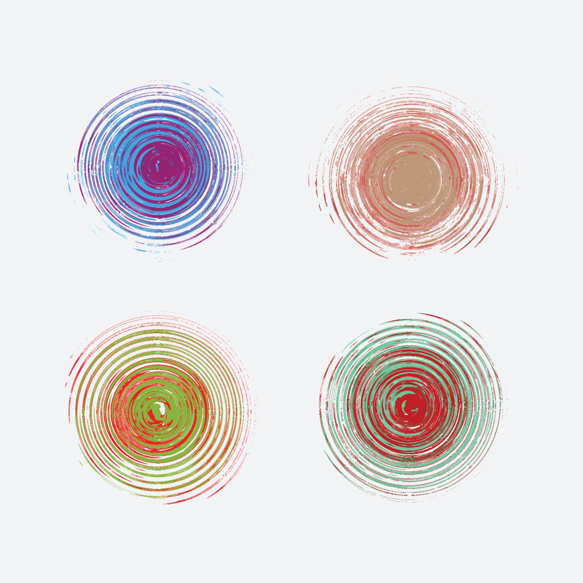 Abstract swirl wave set 3348229 Vector Art at Vecteezy