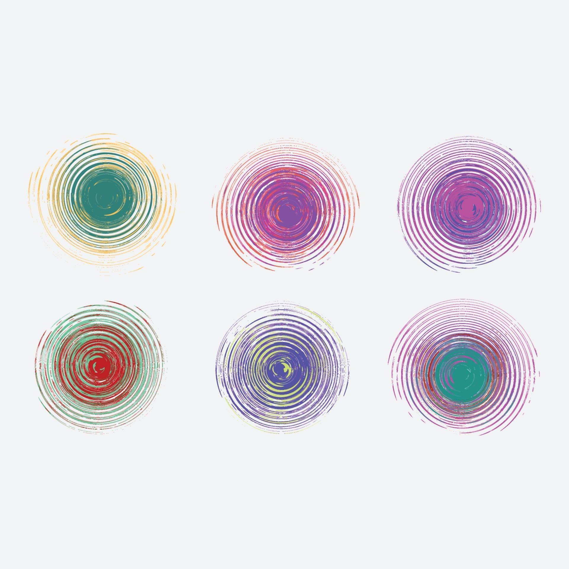 Abstract swirl wave set 3348230 Vector Art at Vecteezy