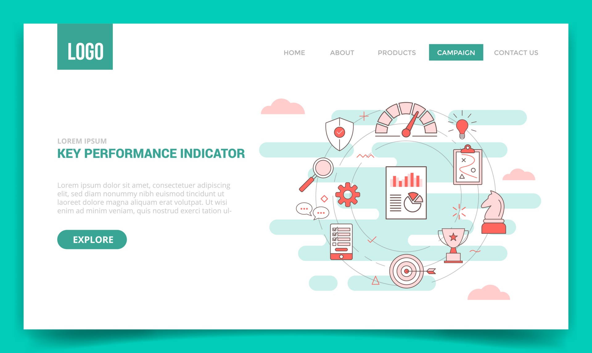 Key Performance Indicator Concept 3348693 Vector Art At Vecteezy