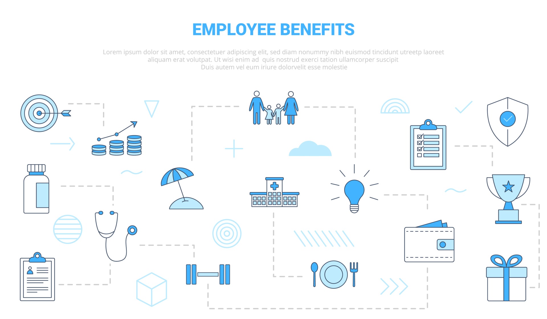 employee benefits concept with icon set template banner 3348773 Vector ... employee benefits concept with icon set template banner 3348773 Vector ...