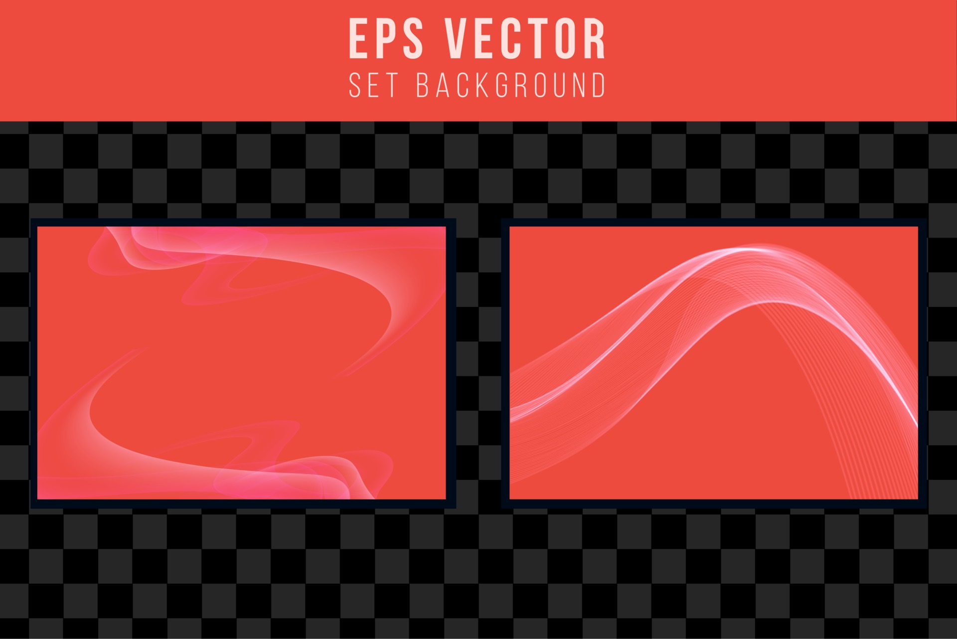 Set of red abstract background with gradient style 3354627 Vector Art ...