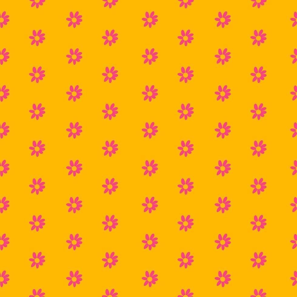 Simple Flower Seamless Pattern Background. Vector Illustration 3355195 ...