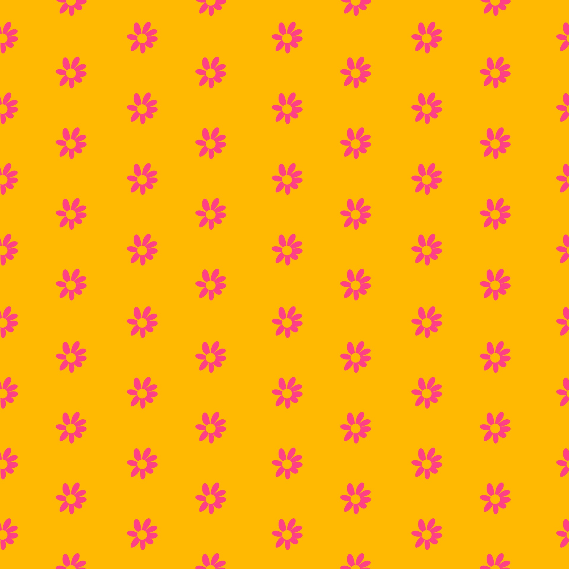 Simple Flower Seamless Pattern Background. Vector Illustration 3355195 ...