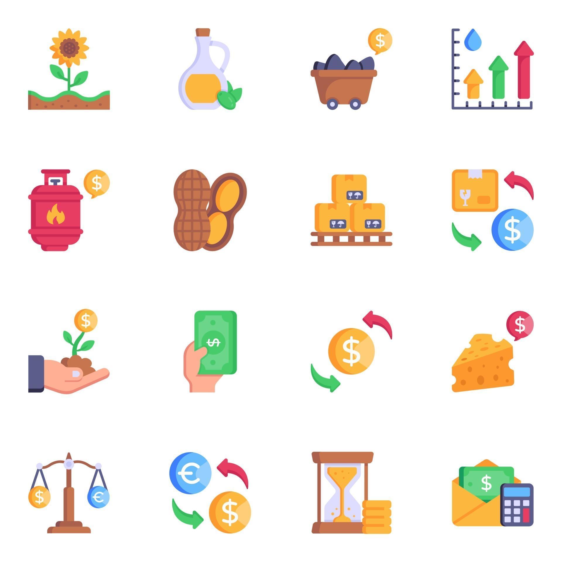 Commodities Design Pack 3356297 Vector Art at Vecteezy