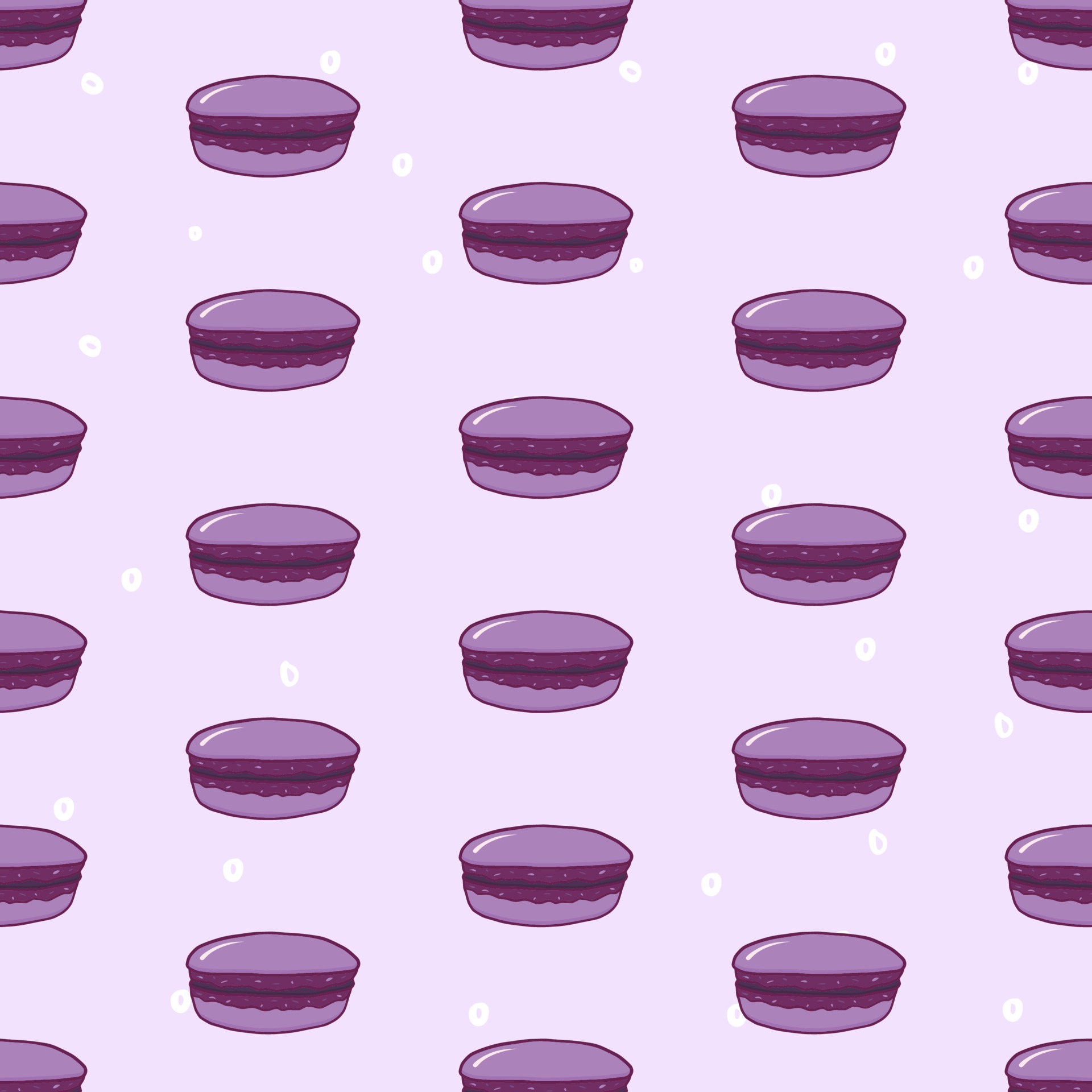 Macaron seamless pattern illustration vector 3358463 Vector Art at Vecteezy