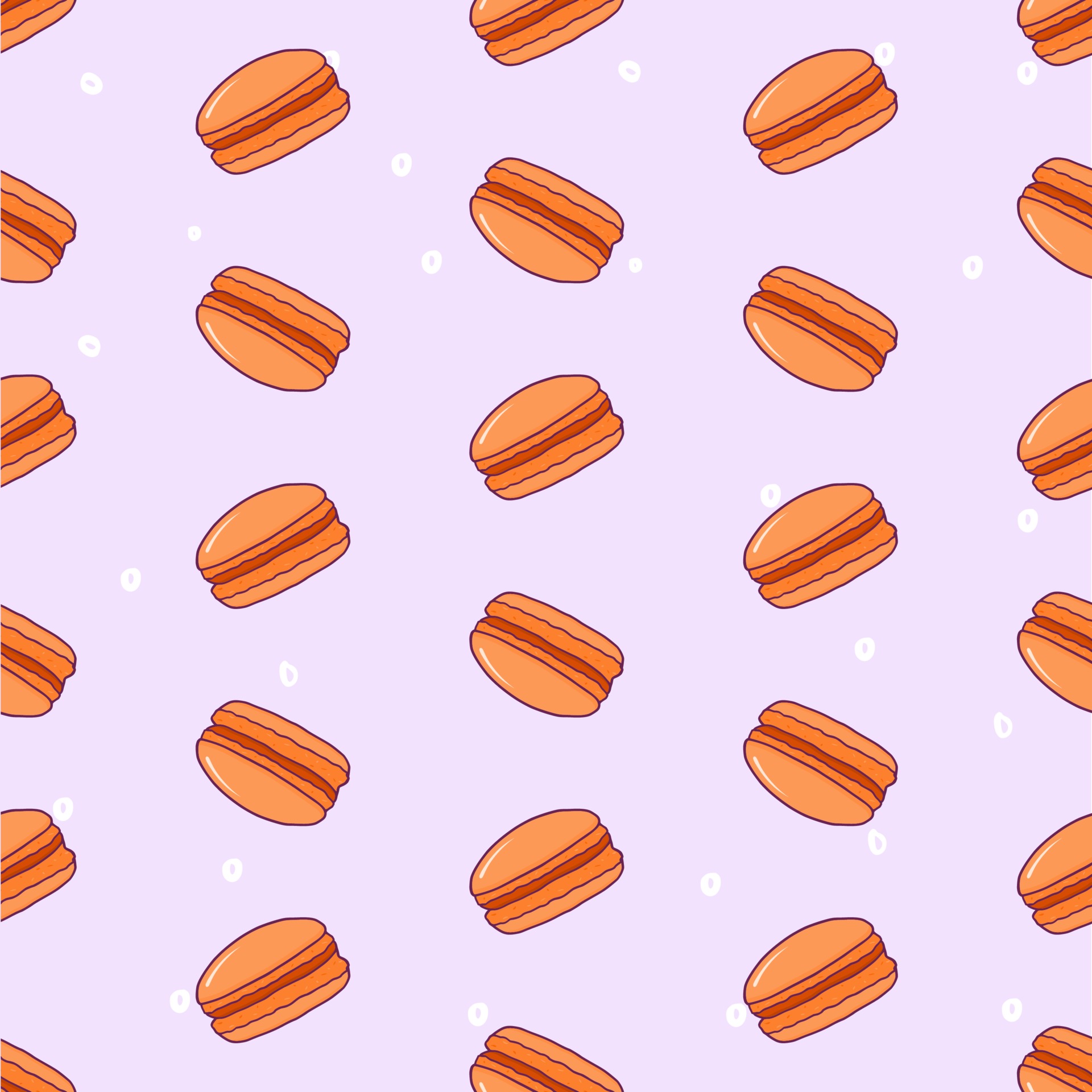 Macaron seamless pattern illustration vector 3358473 Vector Art at Vecteezy