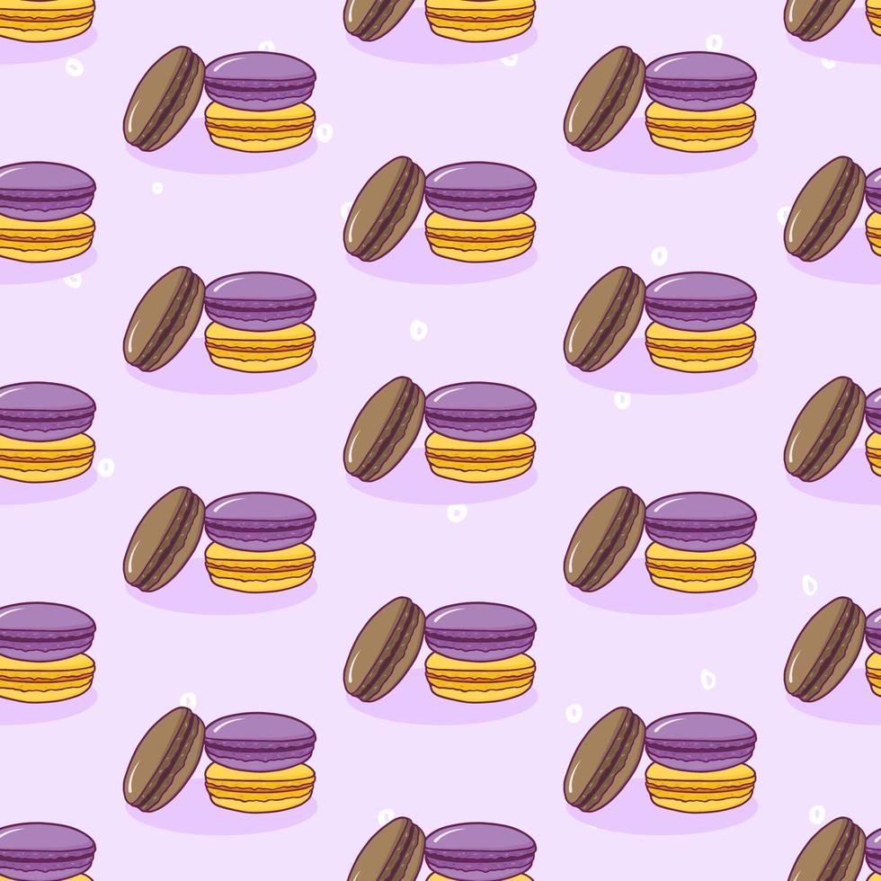 Macaron seamless pattern illustration vector 3358477 Vector Art at Vecteezy