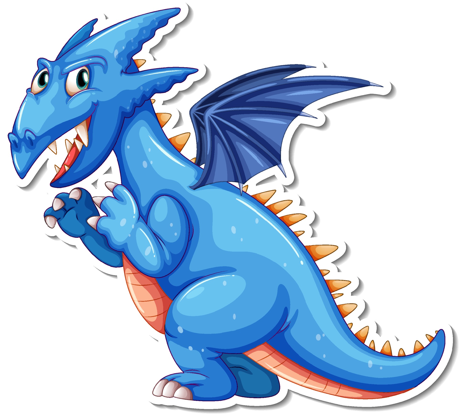 Fantasy Dragon cartoon character sticker 3359497 Vector Art at Vecteezy Fantasy Dragon cartoon character sticker 3359497 Vector Art at Vecteezy