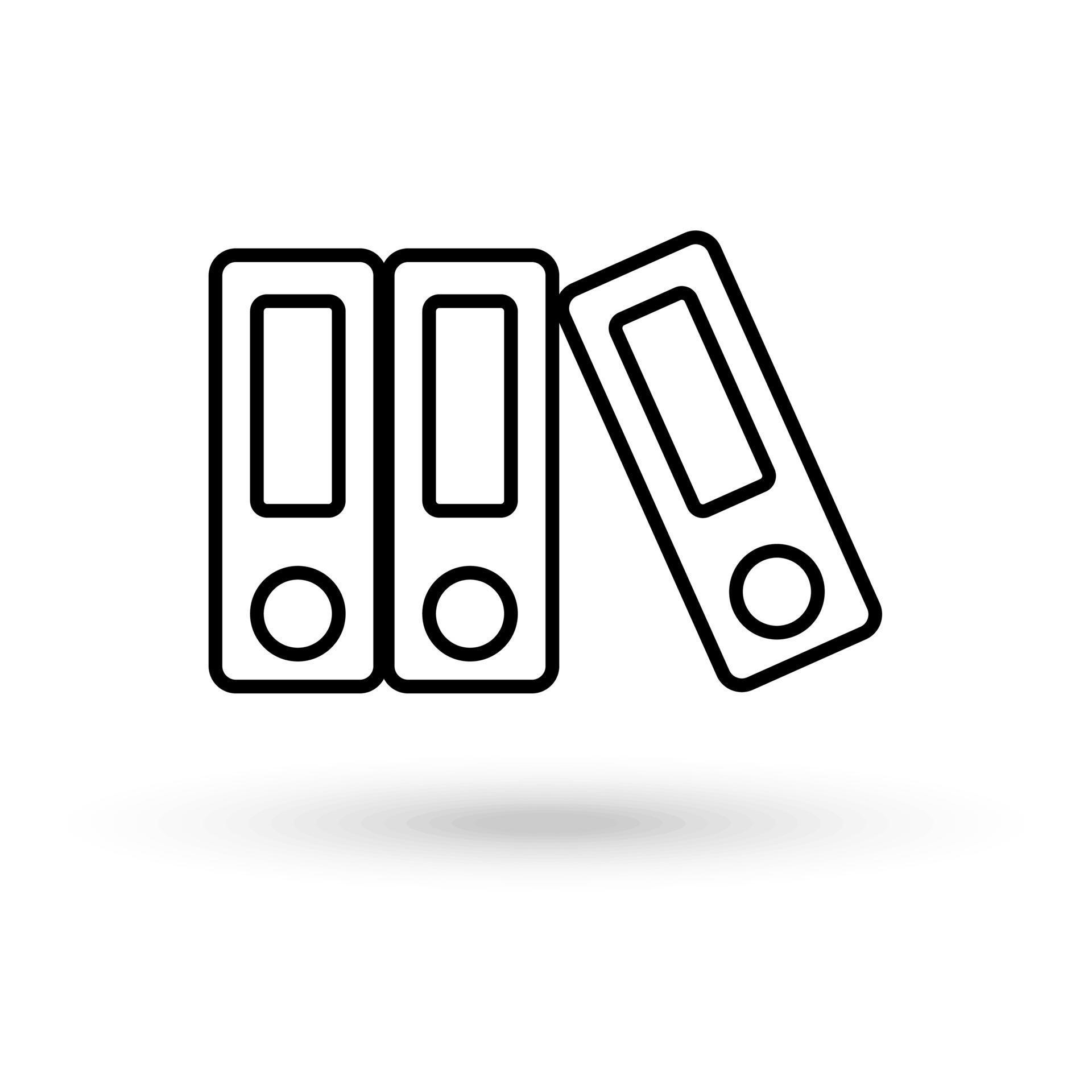 File Folder Thin Line Vector Design Icon 3371057 Vector Art At Vecteezy