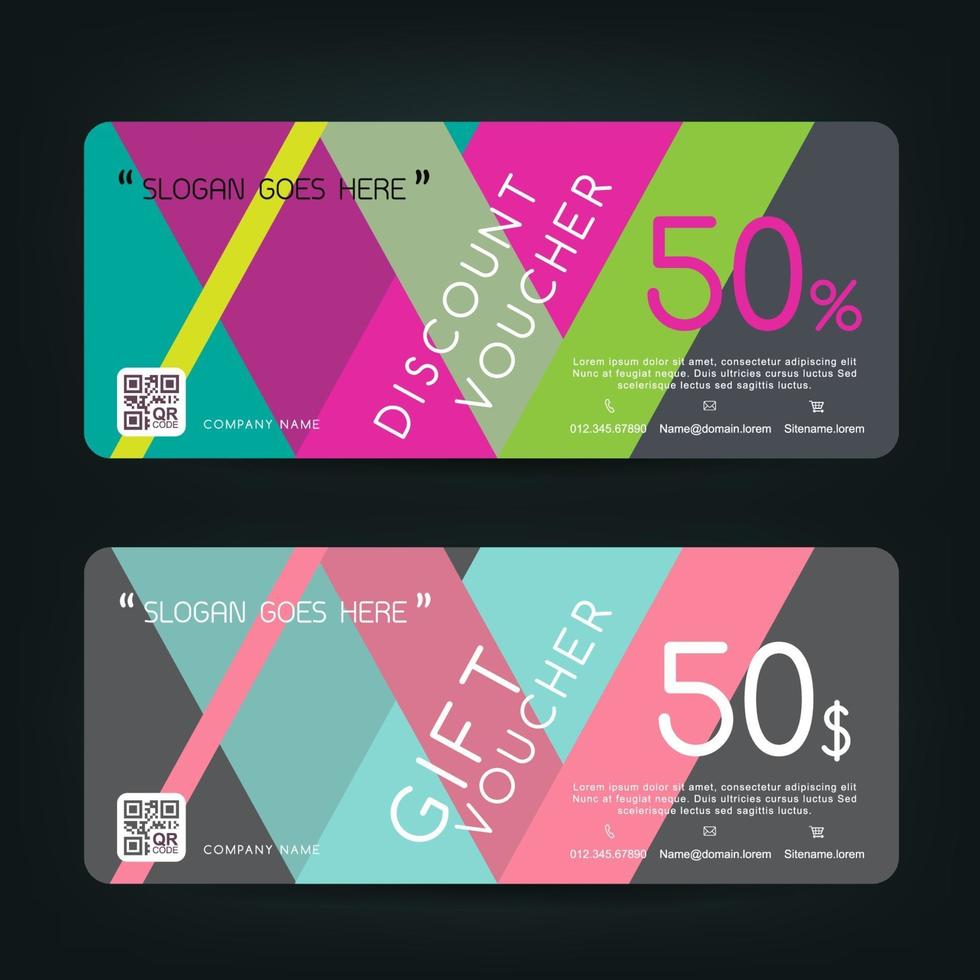 Gift voucher discount coupon template 3371512 Vector Art at Vecteezy Gift voucher discount coupon template 3371512 Vector Art at Vecteezy