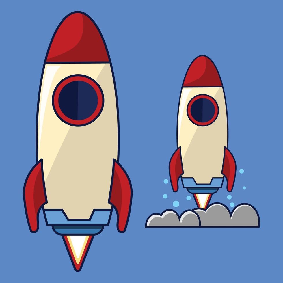 Rocket vector illustration free 3372694 Vector Art at Vecteezy