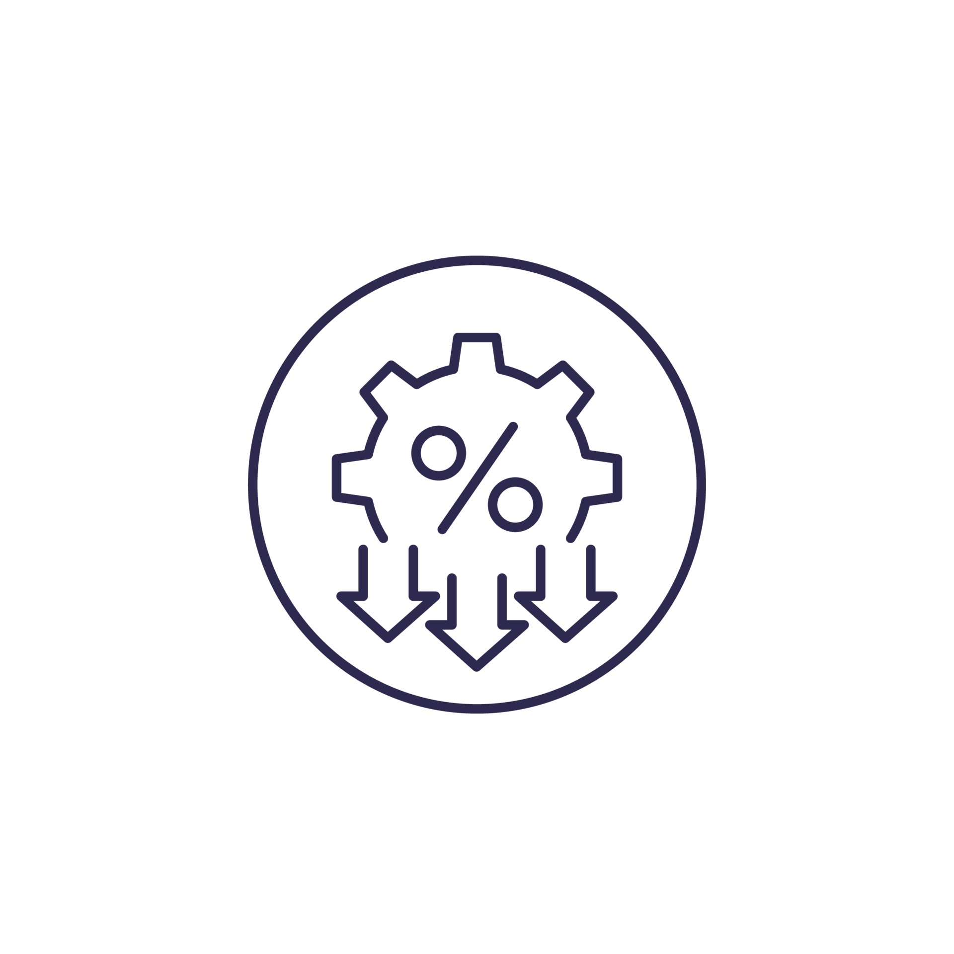 Cost Optimization And Efficiency Vector Line Icon 3374668 Vector Art