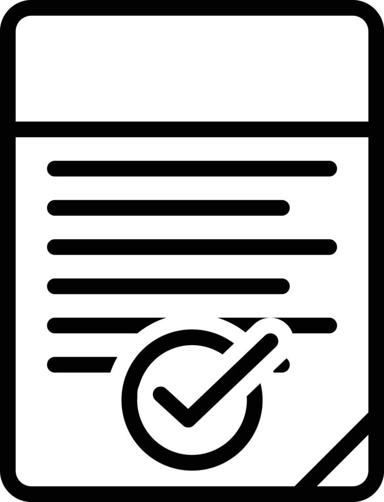 Line icon for test 3377411 Vector Art at Vecteezy