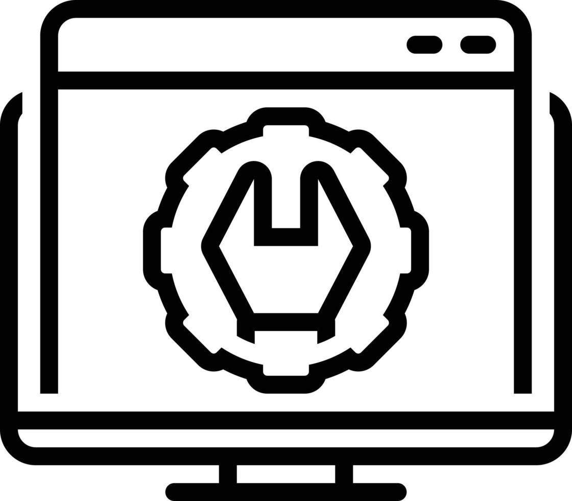 Line icon for web optimization 3377533 Vector Art at Vecteezy