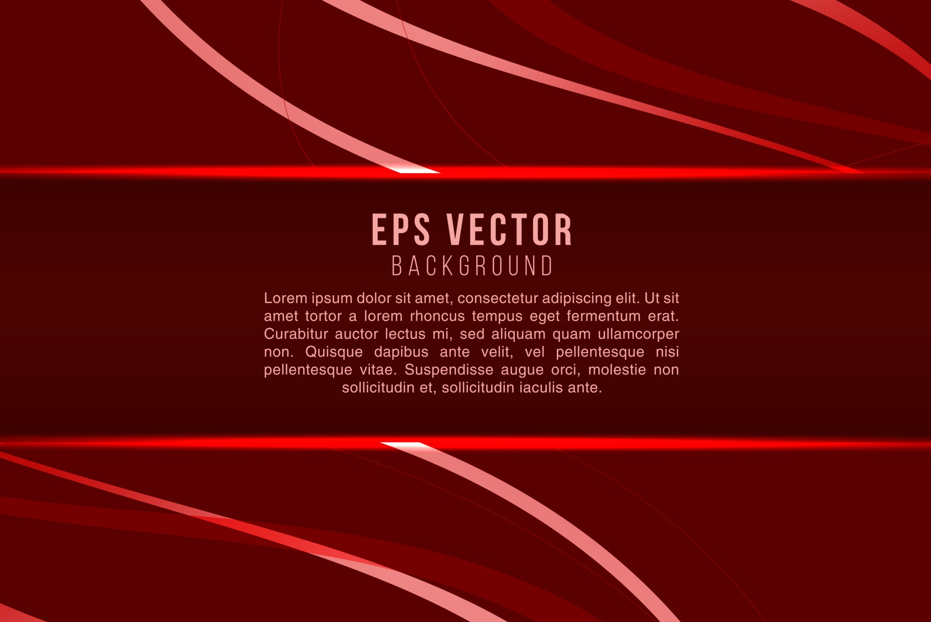 Dark red abstract text background vector with gradient shiny glow ...
