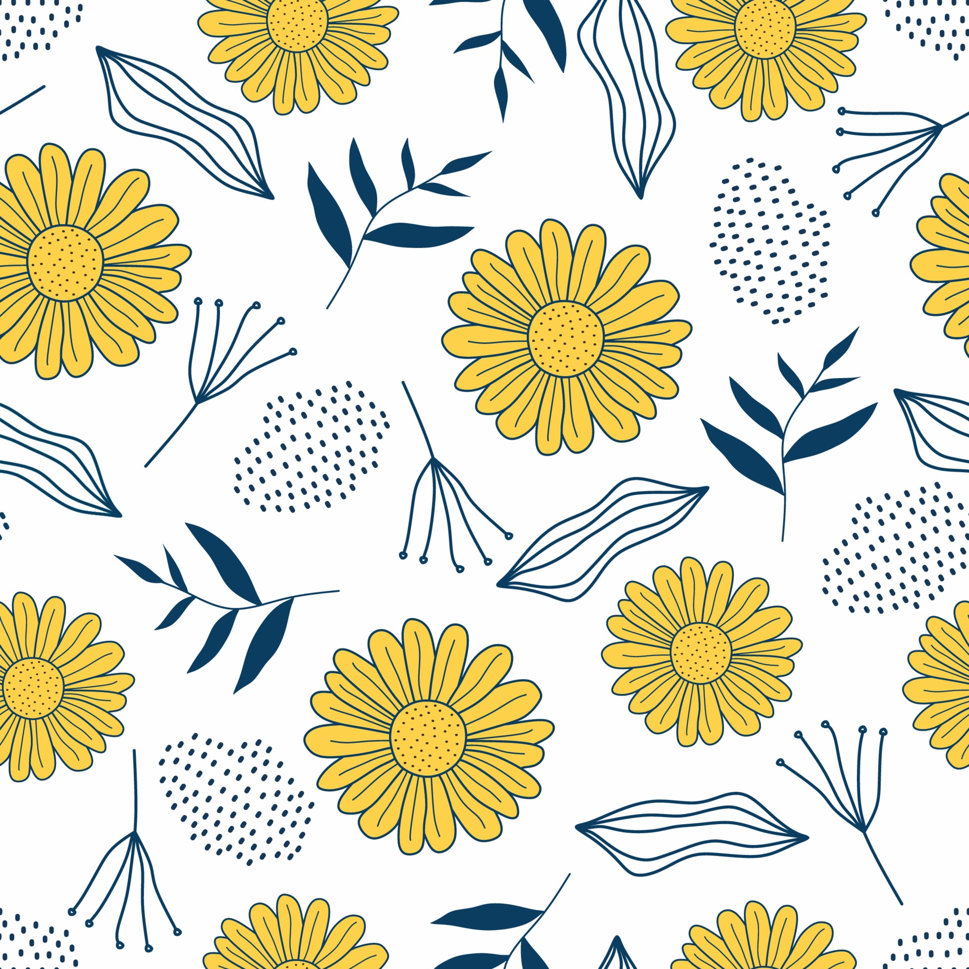 Seamless repeat pattern with flowers and leaves 3380615 Vector Art at ... Seamless repeat pattern with flowers and leaves 3380615 Vector Art at ...