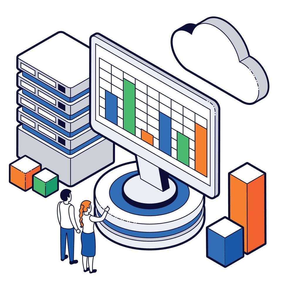 Big Data Science Analysis 3385795 Vector Art at Vecteezy