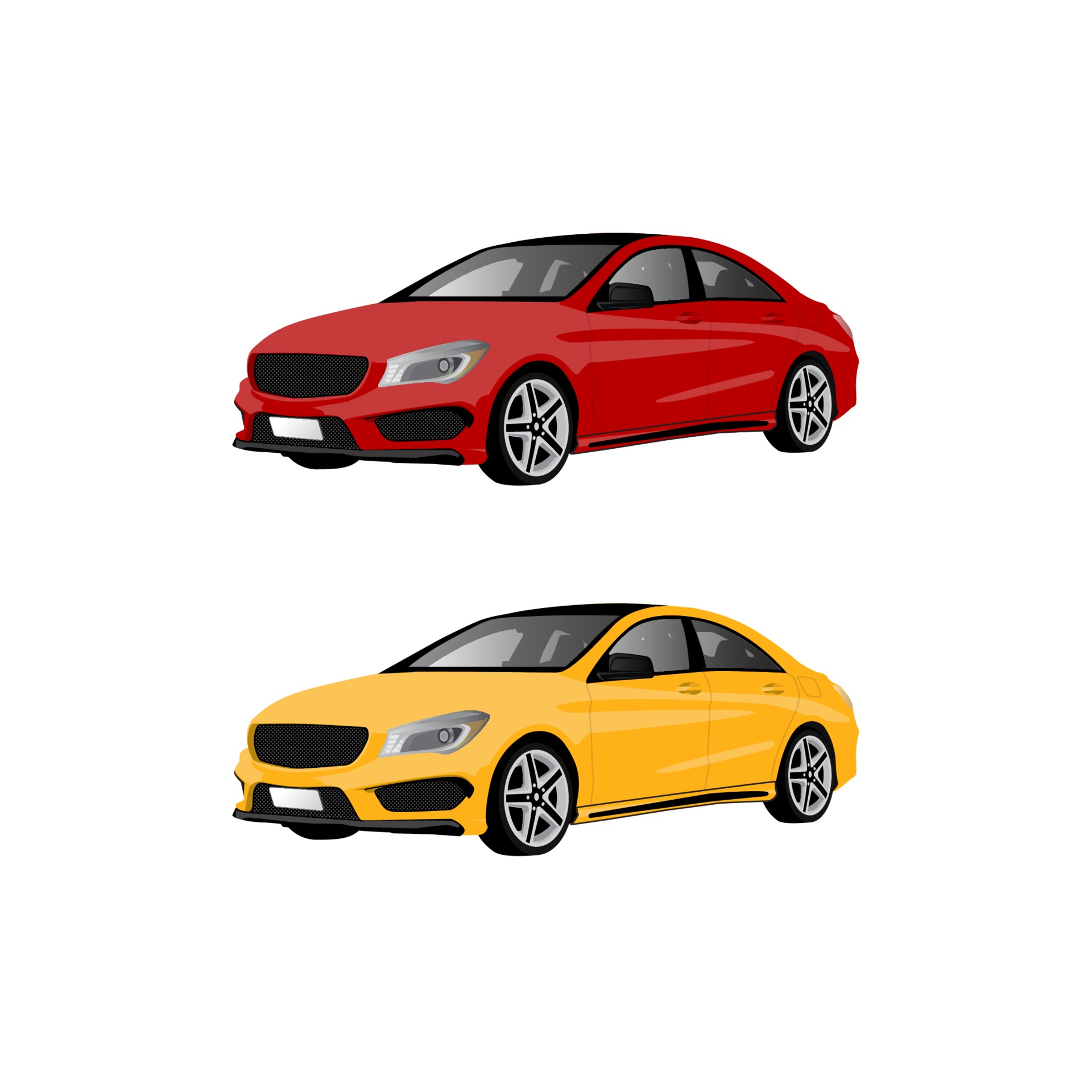 illustration of two cars in red and yellow 3391816 Vector Art at Vecteezy illustration of two cars in red and yellow 3391816 Vector Art at Vecteezy