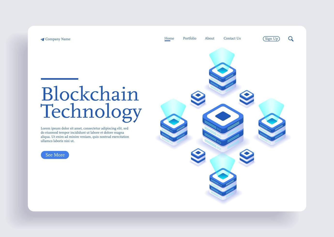 Blockchain modern flat design cryptocurrency isometric concept 3399866 ...