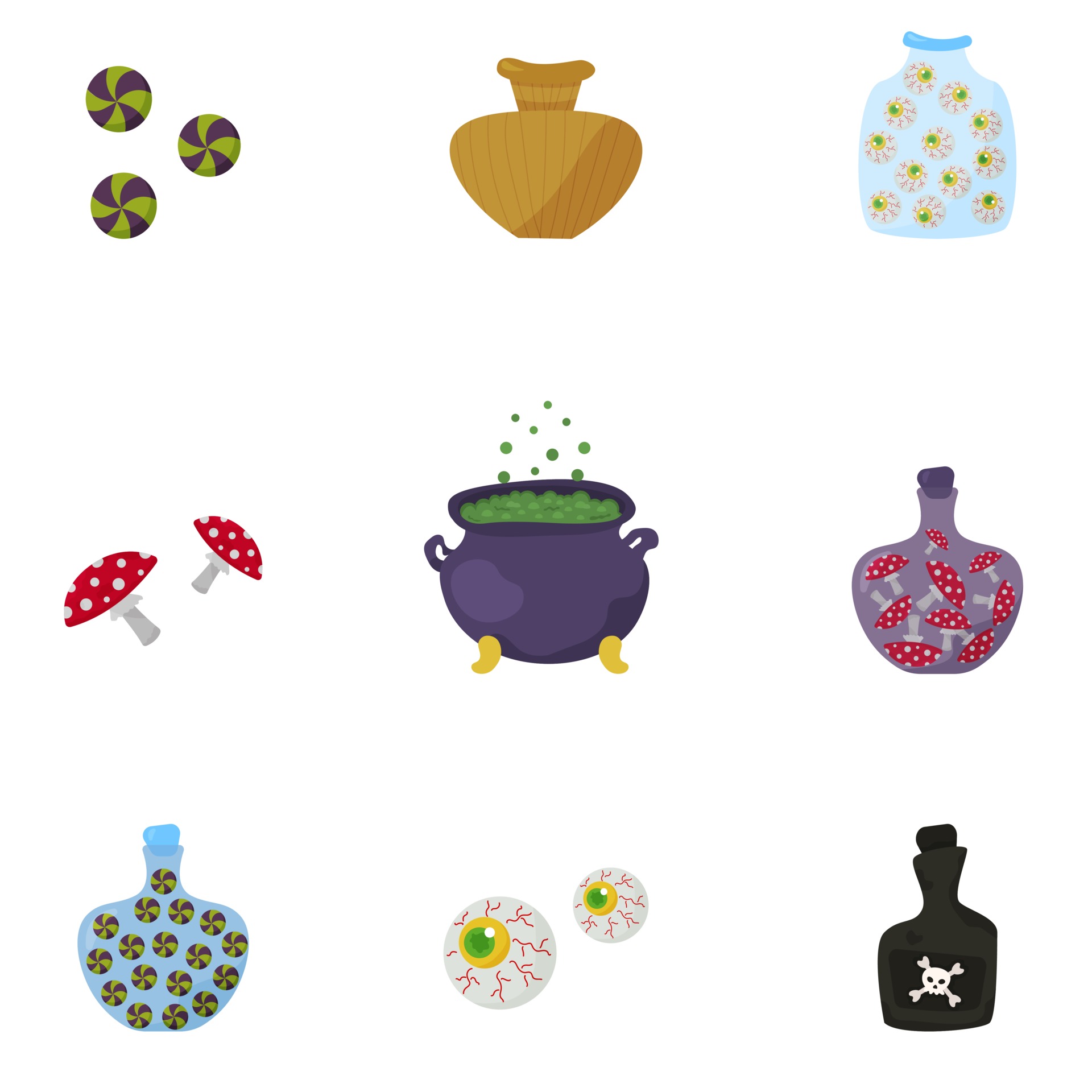 Set Of Magic Ingredients For A Witch s Potion Design For Halloween 3405713 Vector Art At Vecteezy set-of-magic-ingredients-for-a-witch-s-potion-design-for-halloween-3405713-vector-art-at-vecteezy