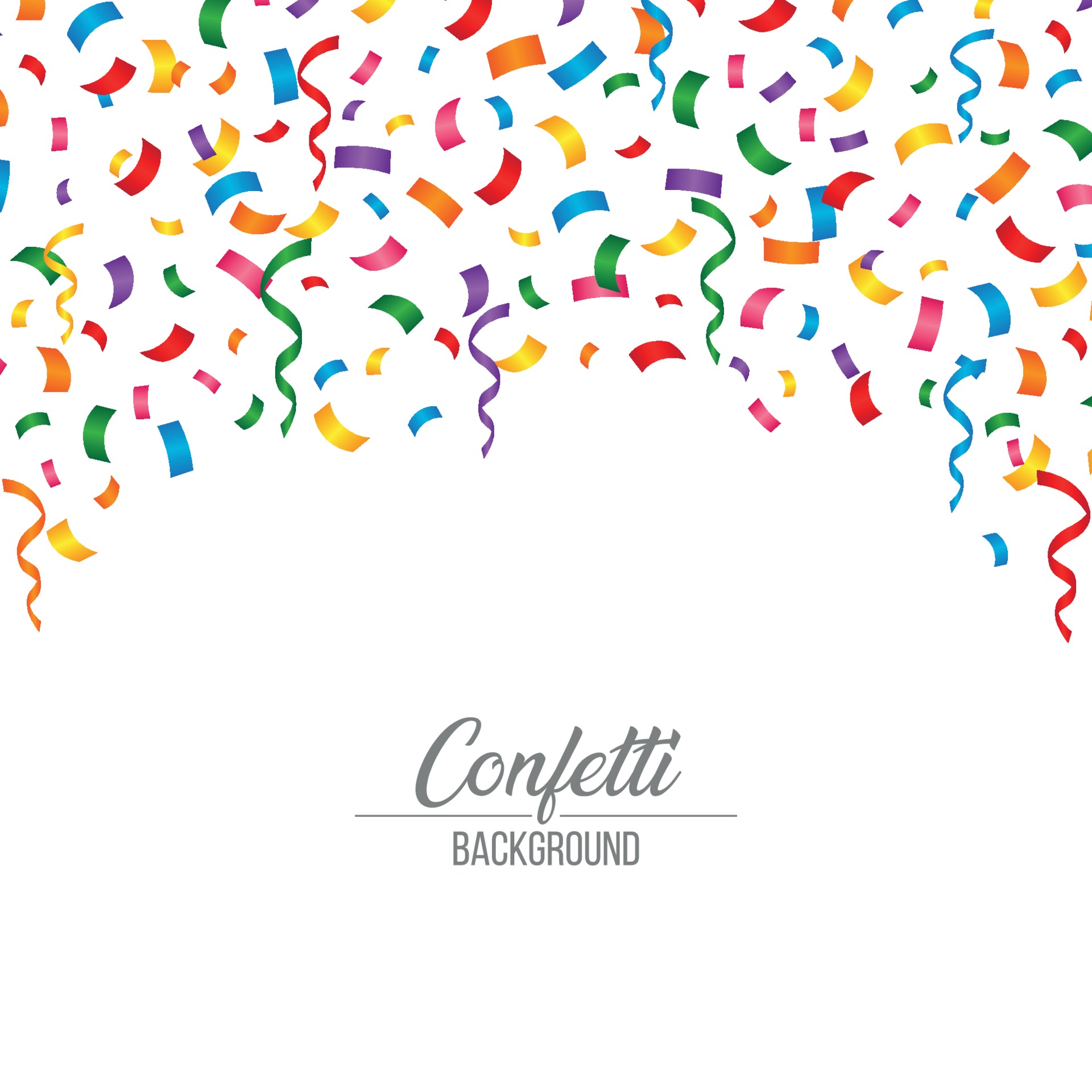 Real Falling Confetti