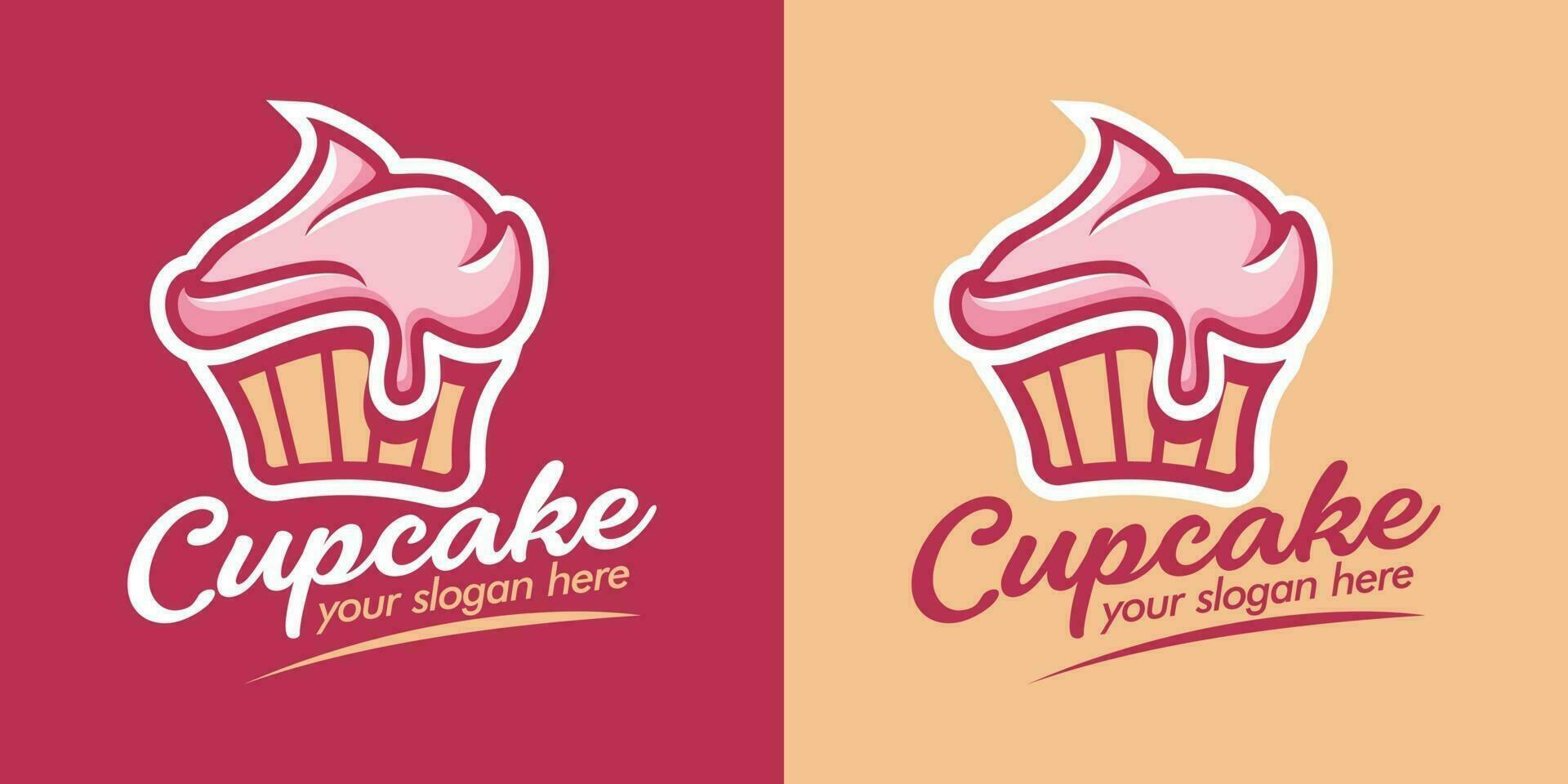 Cupcake Logo Vector 3406489 Vector Art At Vecteezy